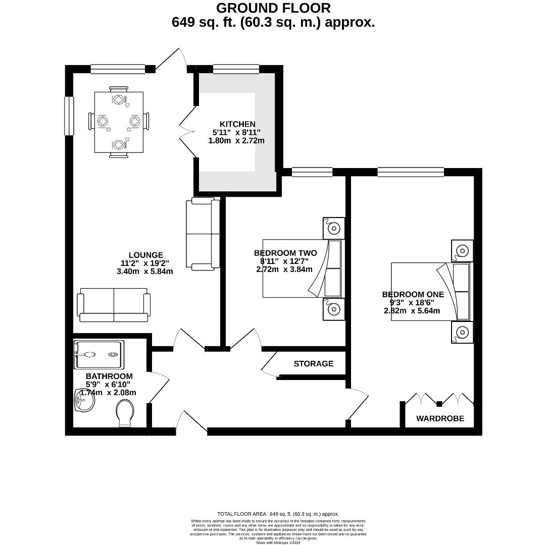 2 bed flat for sale in Dean Head, Scotland Lane, Horsforth, Leeds LS18 ...
