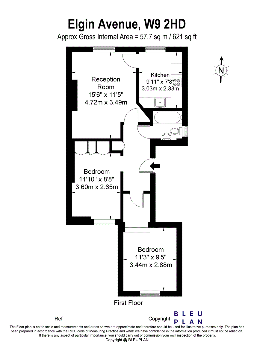 Elgin Avenue, Maida Vale, London, London Borough Of Westminster W9, 2 ...