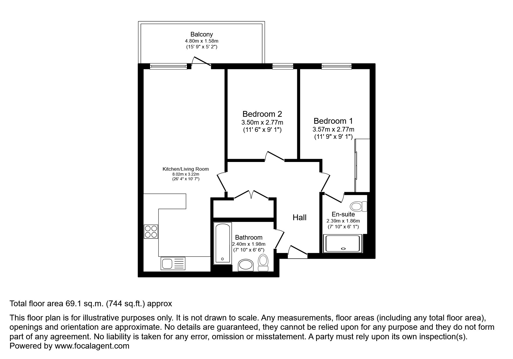 Filmworks Walk, London W5, 2 bedroom flat for sale - 63906792 ...
