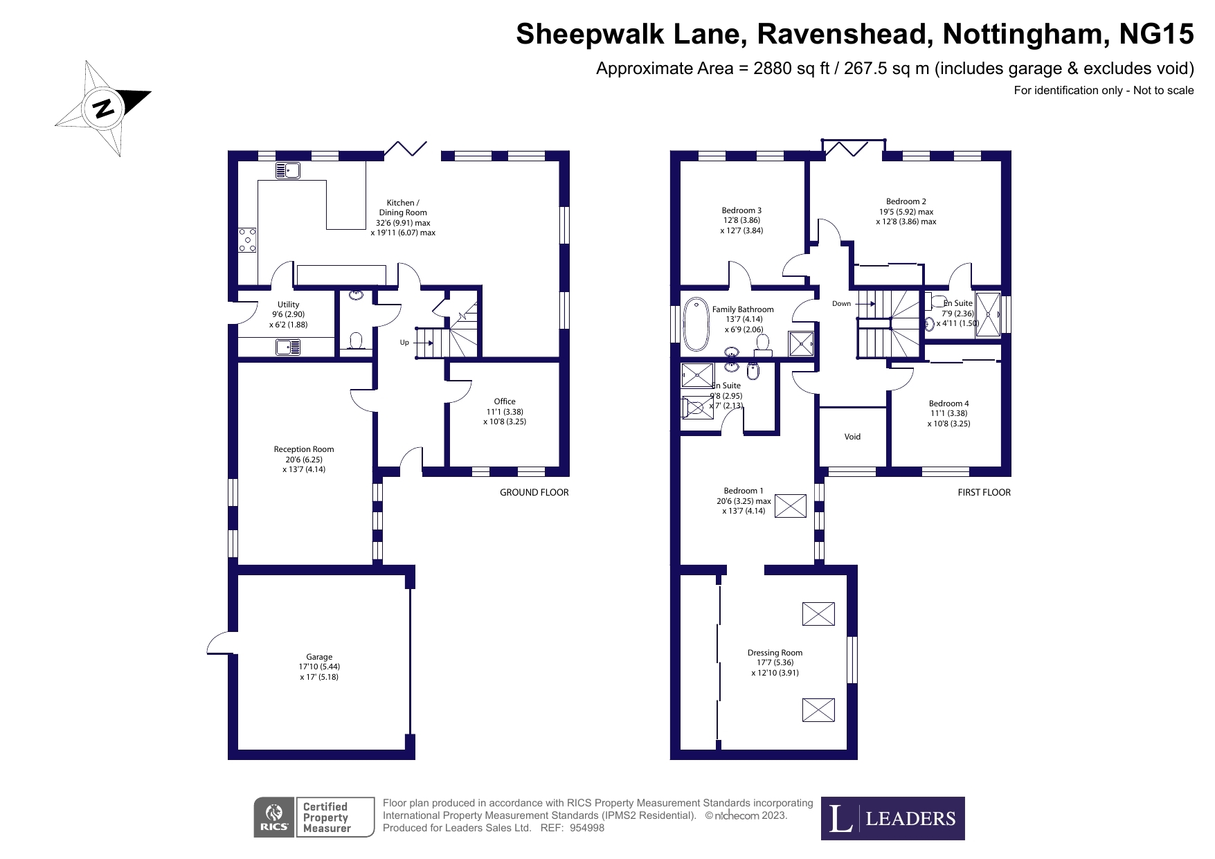 Sheepwalk Lane, Ravenshead, Nottingham NG15, 4 bedroom detached house ...