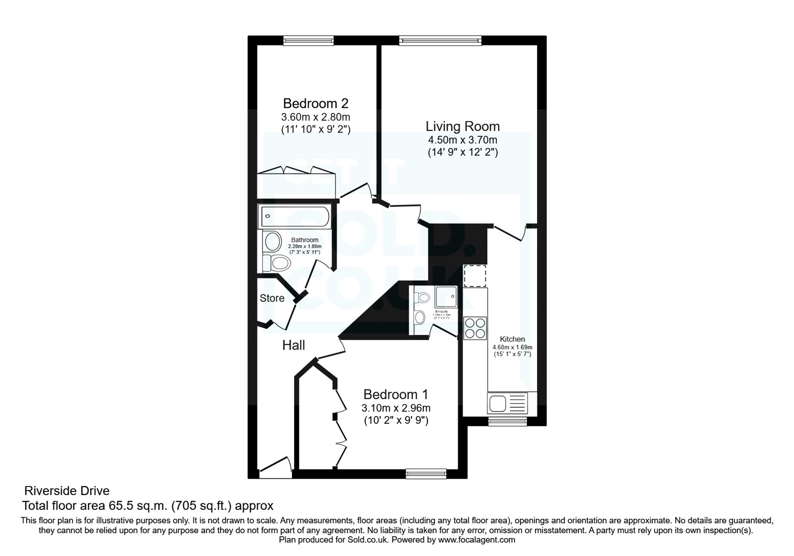 Riverside Drive, Aberdeen AB11, 2 bedroom flat for sale - 59827064 ...