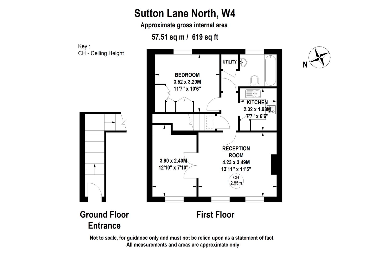 Sutton Lane North, London W4, 2 bedroom flat for sale - 70254431 ...