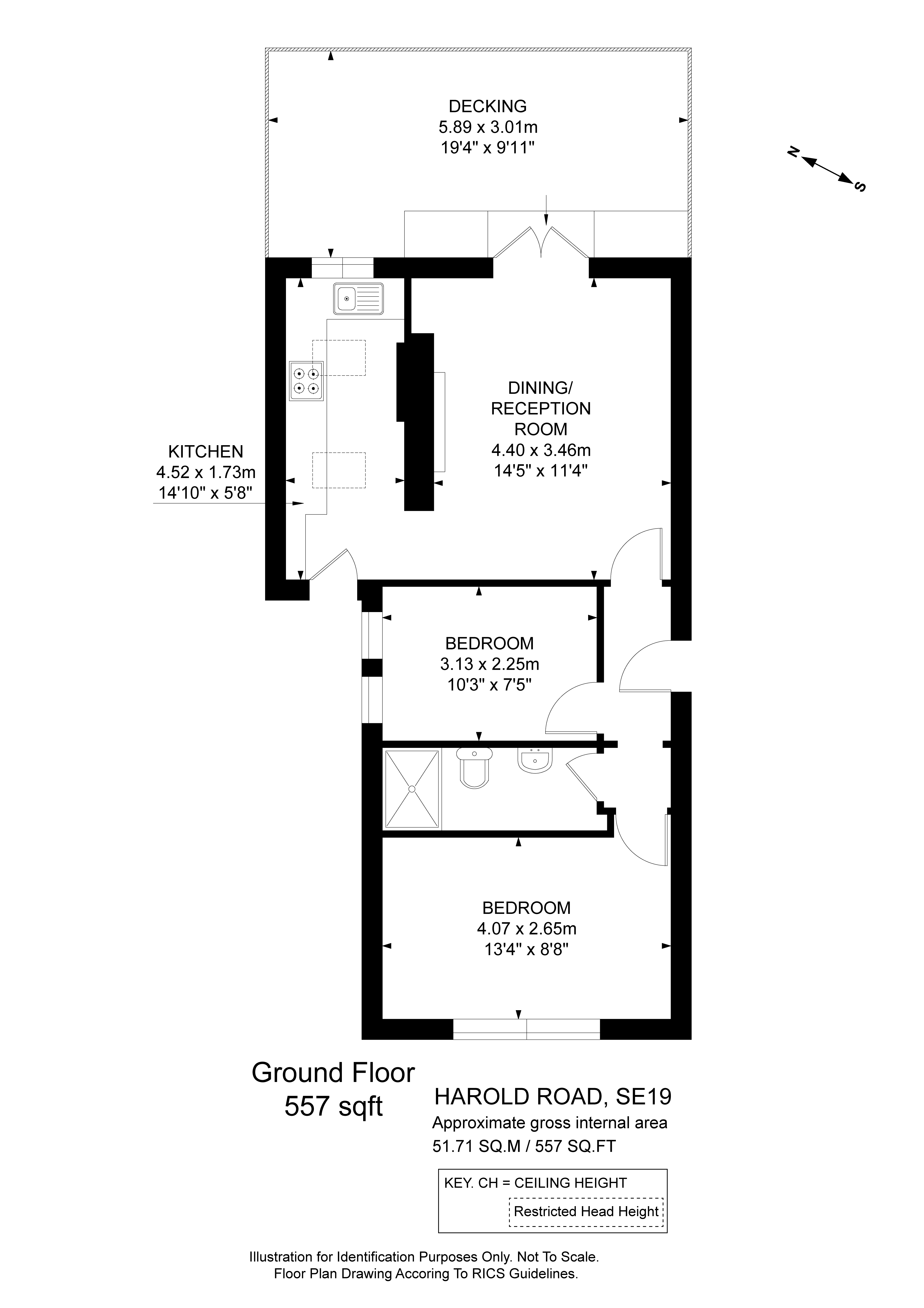 Harold Road, London SE19, 2 bedroom flat for sale - 70479915 ...