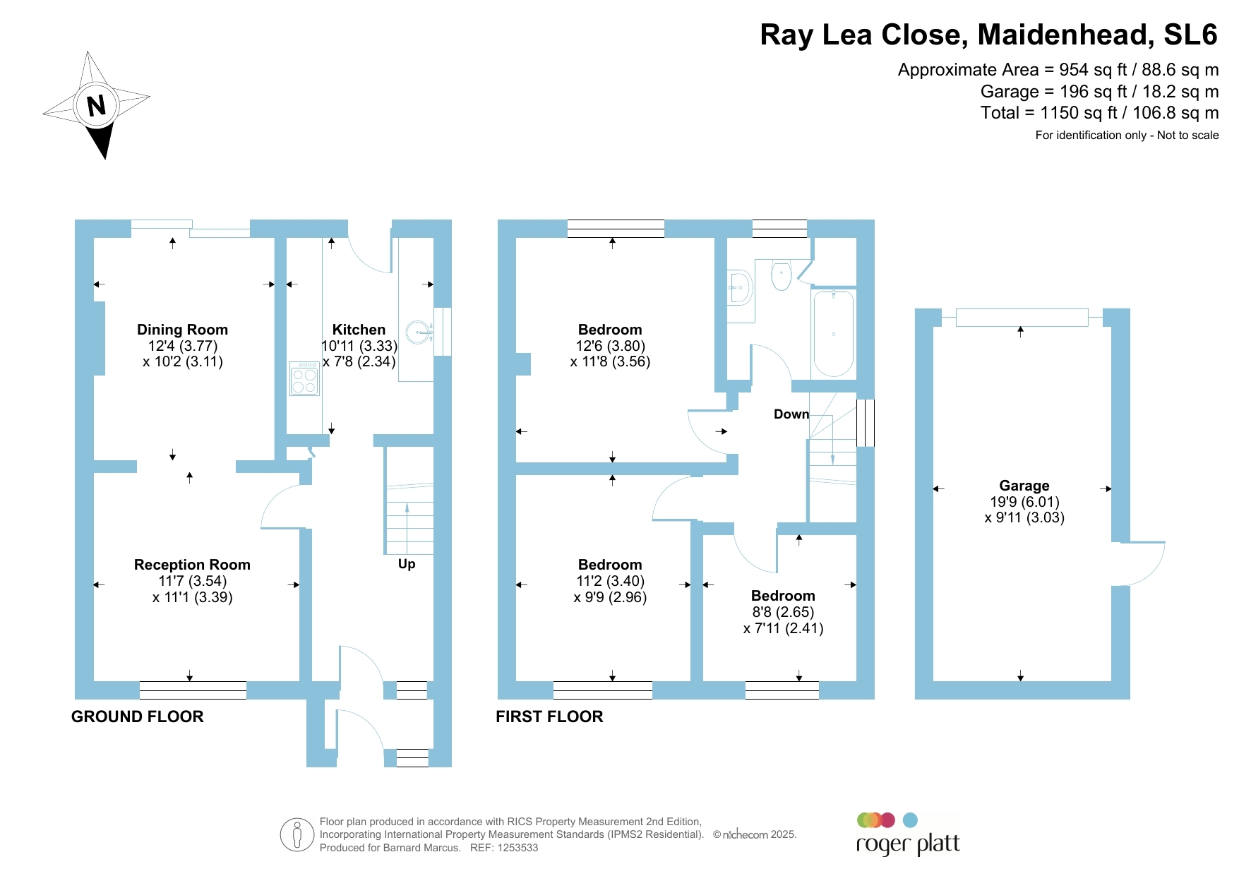 Ray Lea Close, Maidenhead SL6, 3 bedroom semi-detached house for sale ...