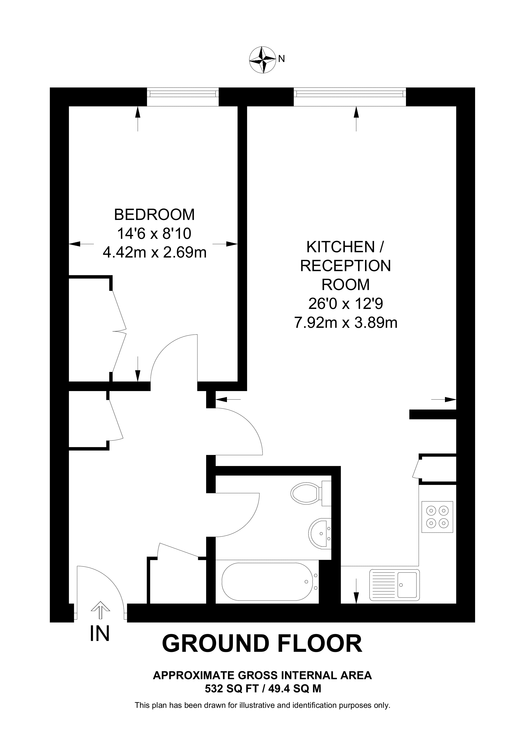Effra Parade, Brixton, London SW2, 1 bedroom flat for sale - 65317947 ...