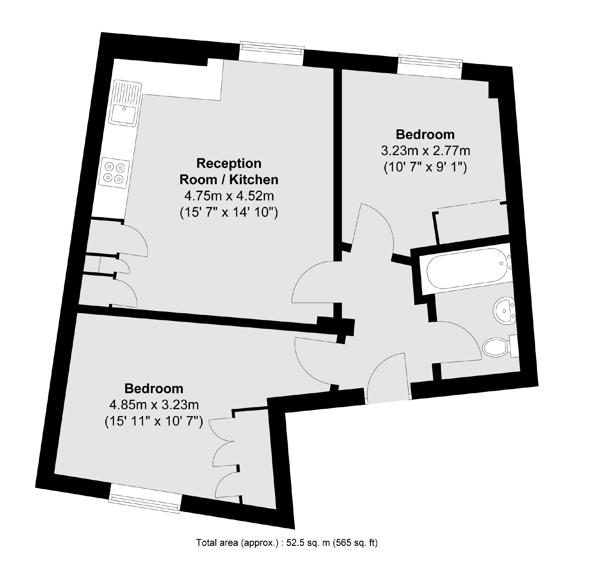 Crescent Lane, London SW4, 2 bedroom flat for sale - 62414164 ...