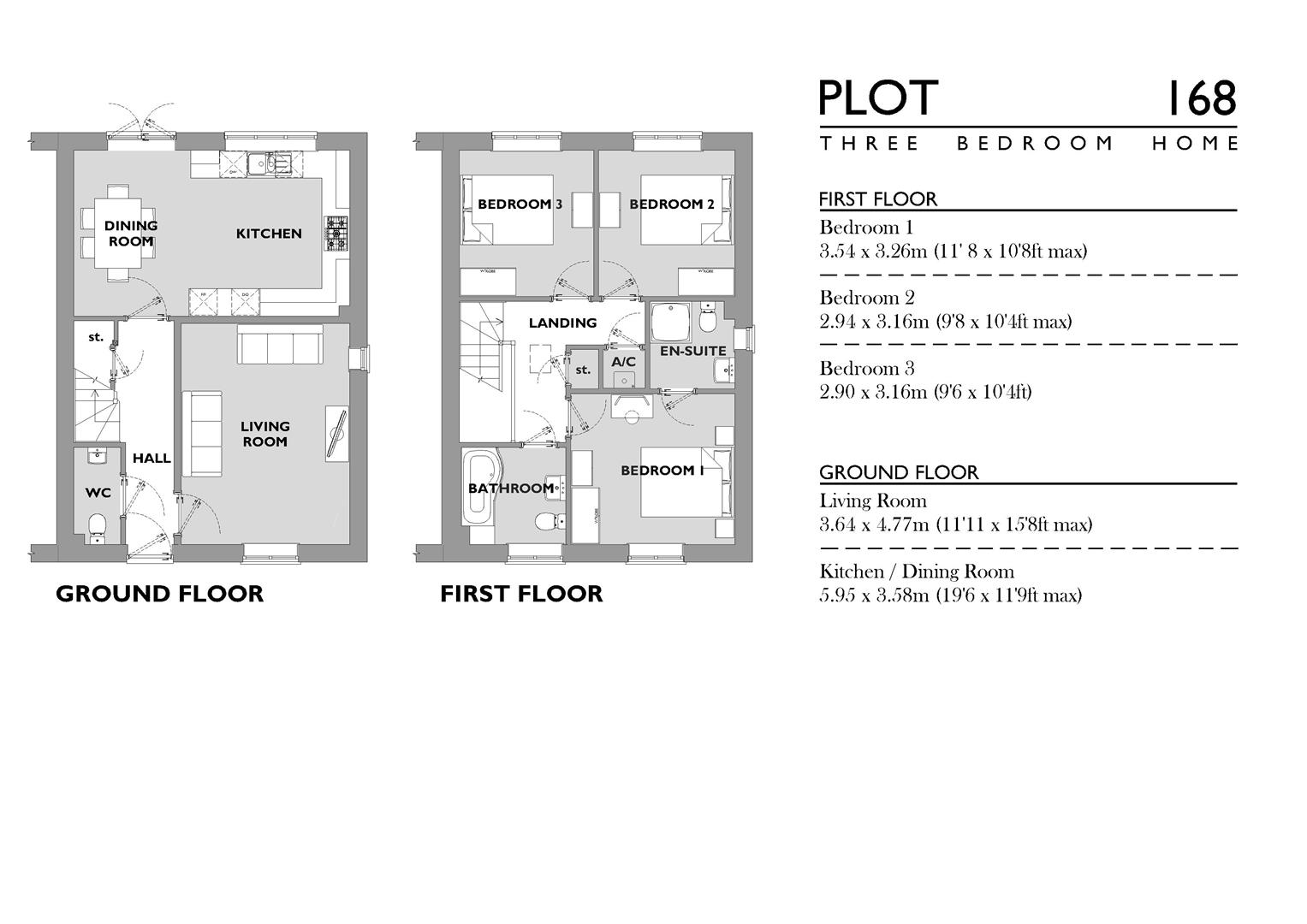 Plot 168 Helyar Drive, Chesil Reach, Chickerell DT3, 3 bedroom semi ...