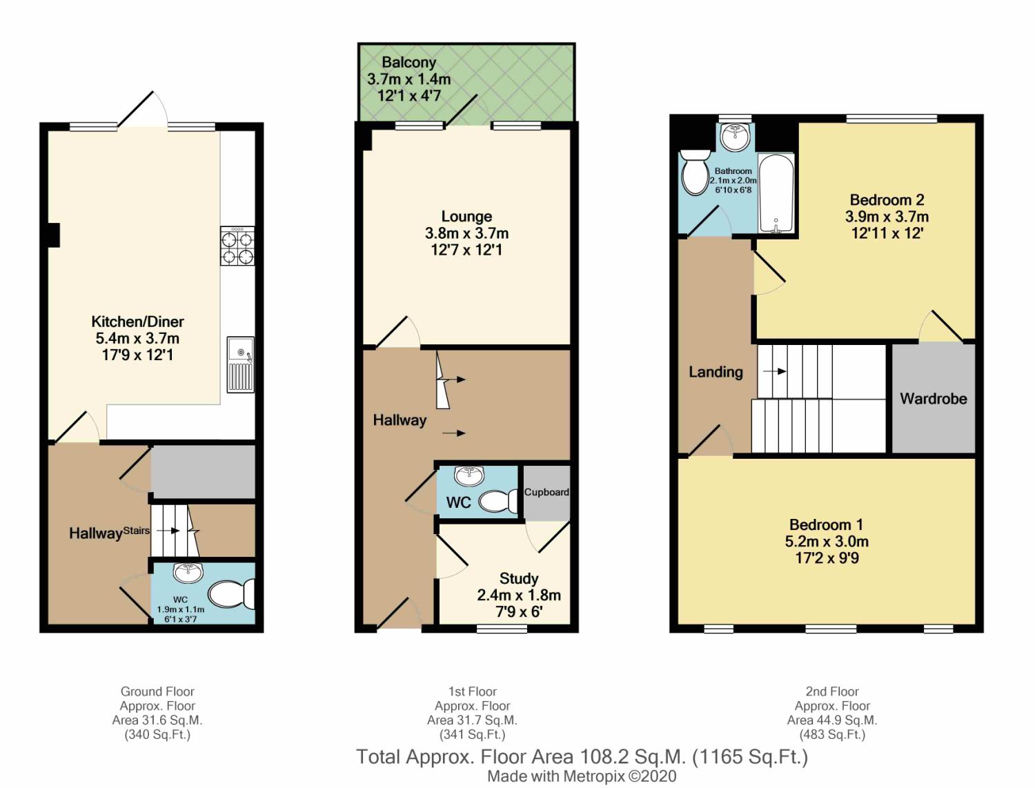 2 bed terraced house for sale in Park Spring Drive, Sheffield, South ...