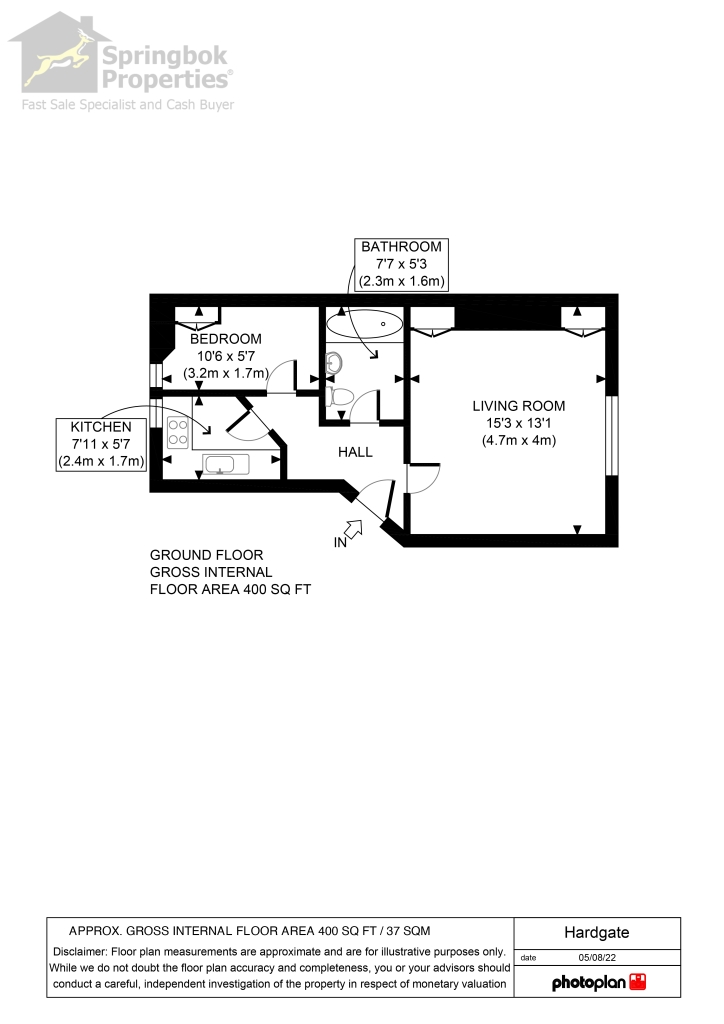 Hardgate, Aberdeen, Aberdeen AB10, 1 bedroom flat for sale - 62281654 ...