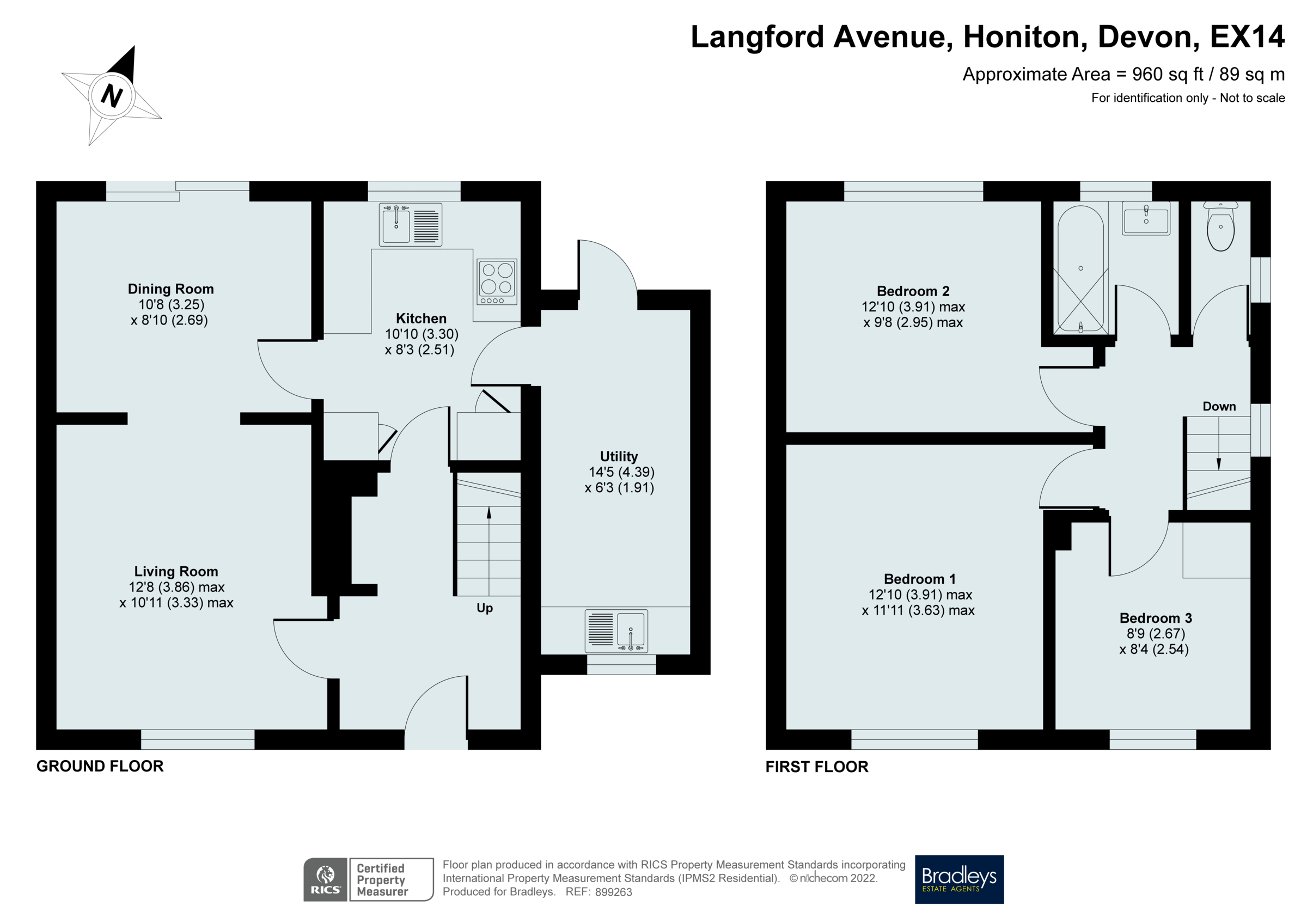 Langford Avenue, Honiton, Devon EX14, 3 bedroom end terrace house for ...