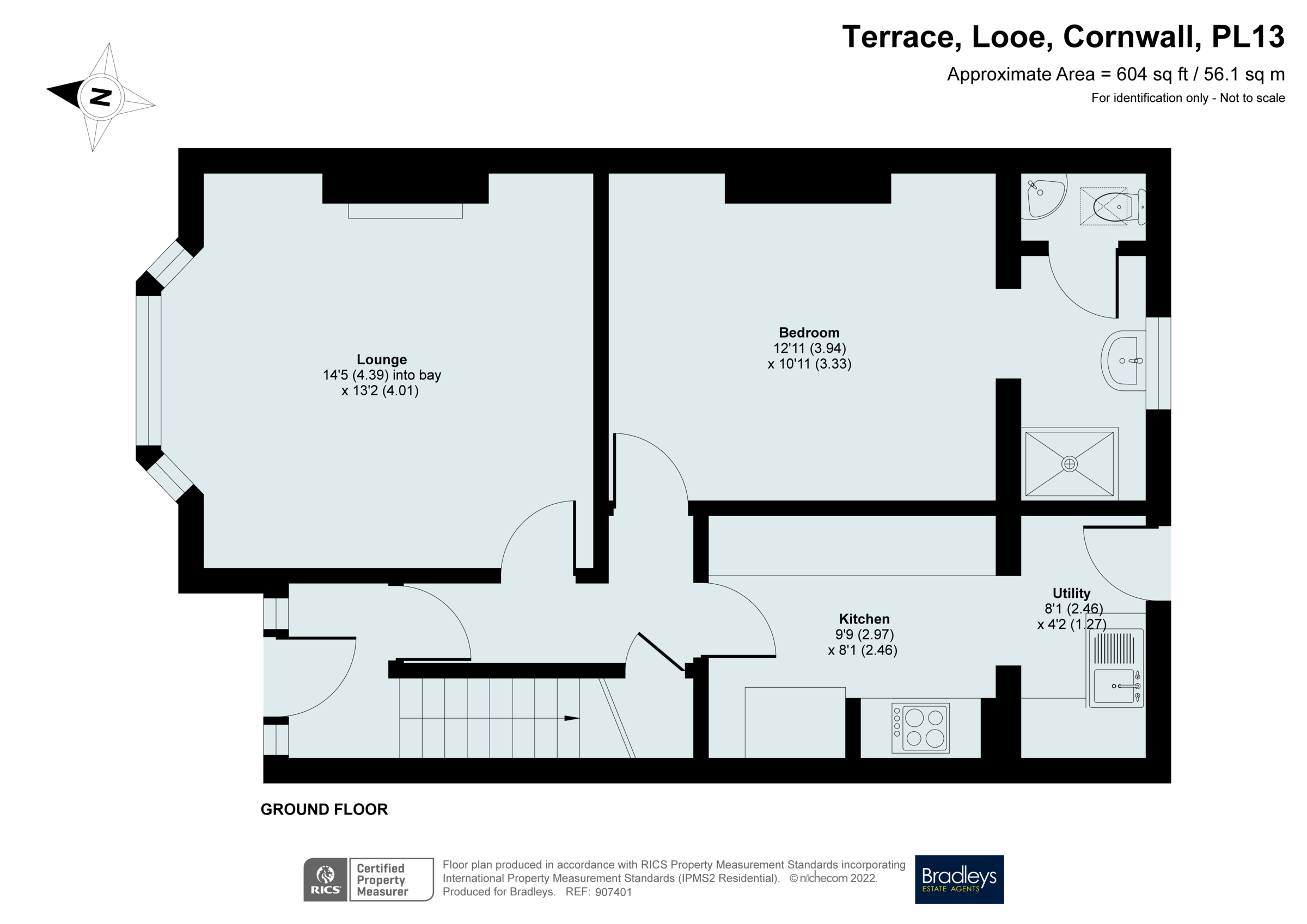 Trelawney Terrace, Looe, Cornwall PL13, 1 bedroom maisonette for sale ...