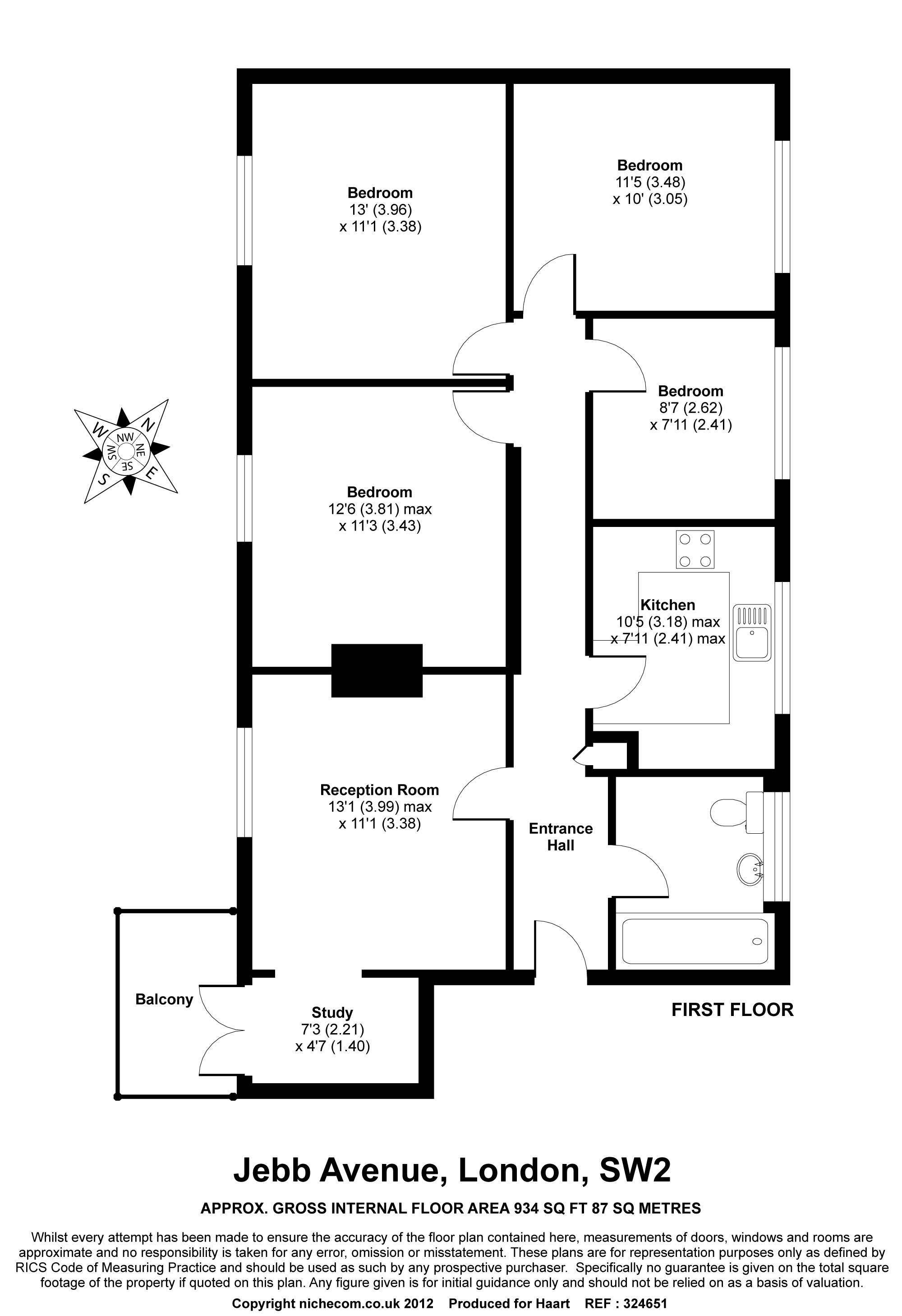 Free property report 84, Jebb Avenue, London, SW2 5XL - Chimnie