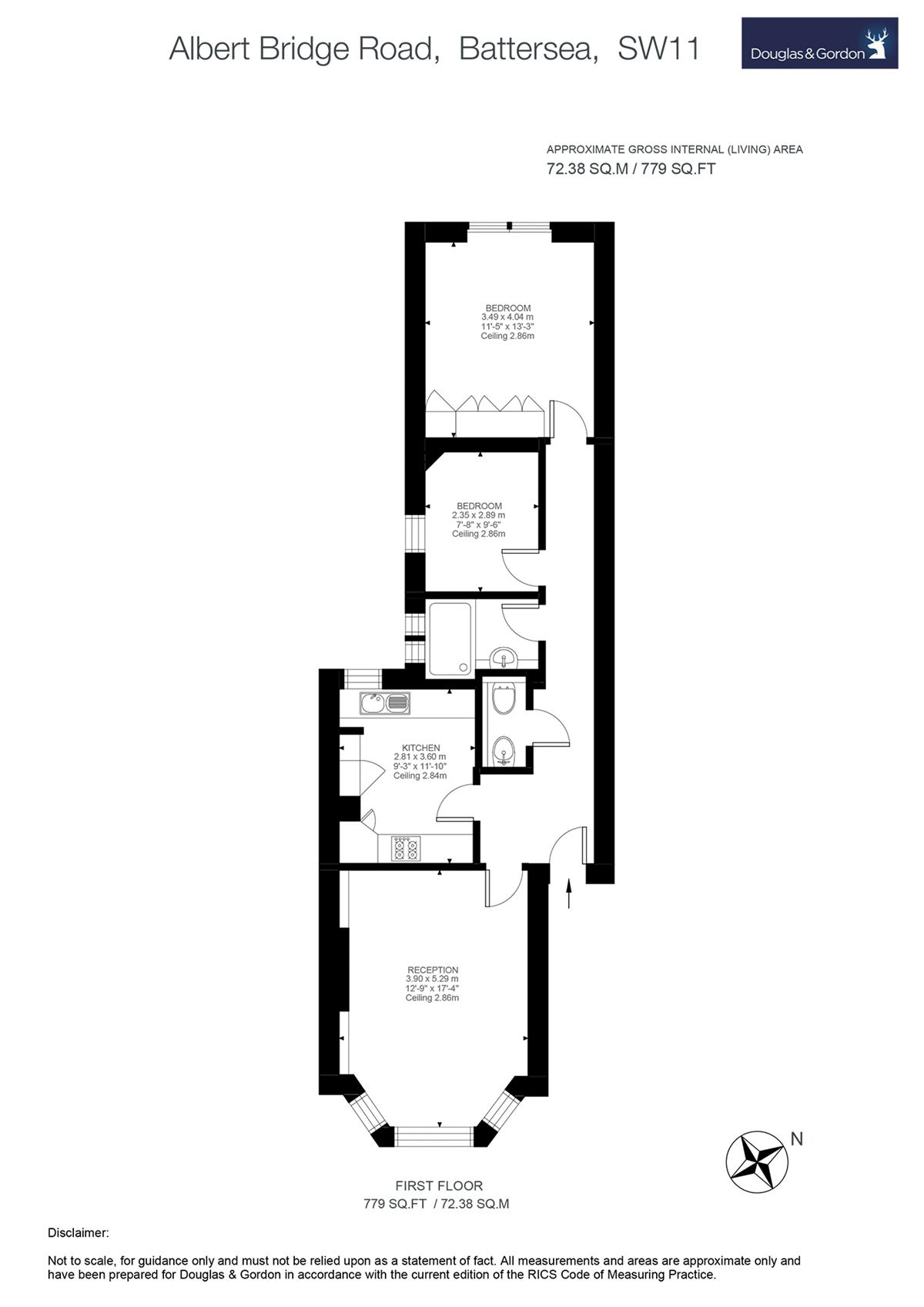2 bed flat for sale in Albert Bridge Road, London SW11 - Zoopla