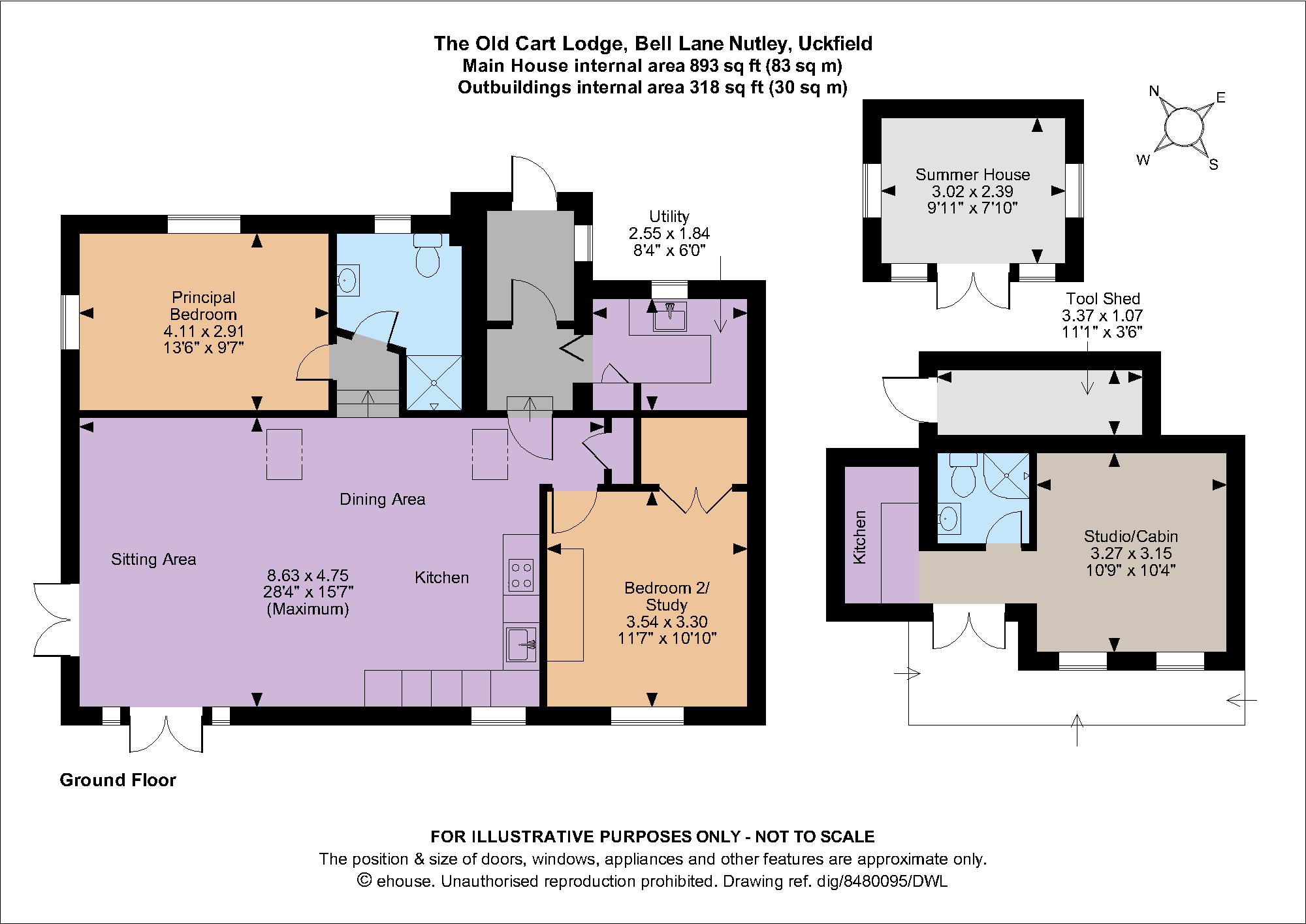 Bell Lane Nutley Uckfield East Sussex Tn22 2 Bedroom Barn