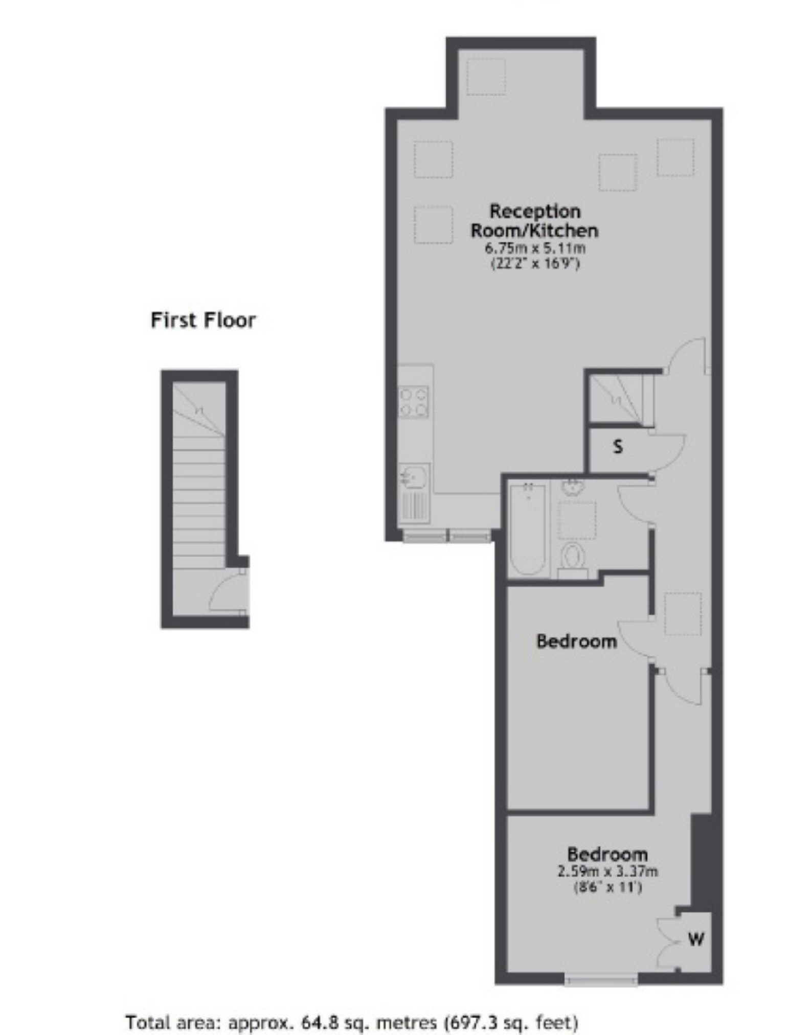 Crescent Lane, London SW4, 2 bedroom flat for sale - 68631485 ...