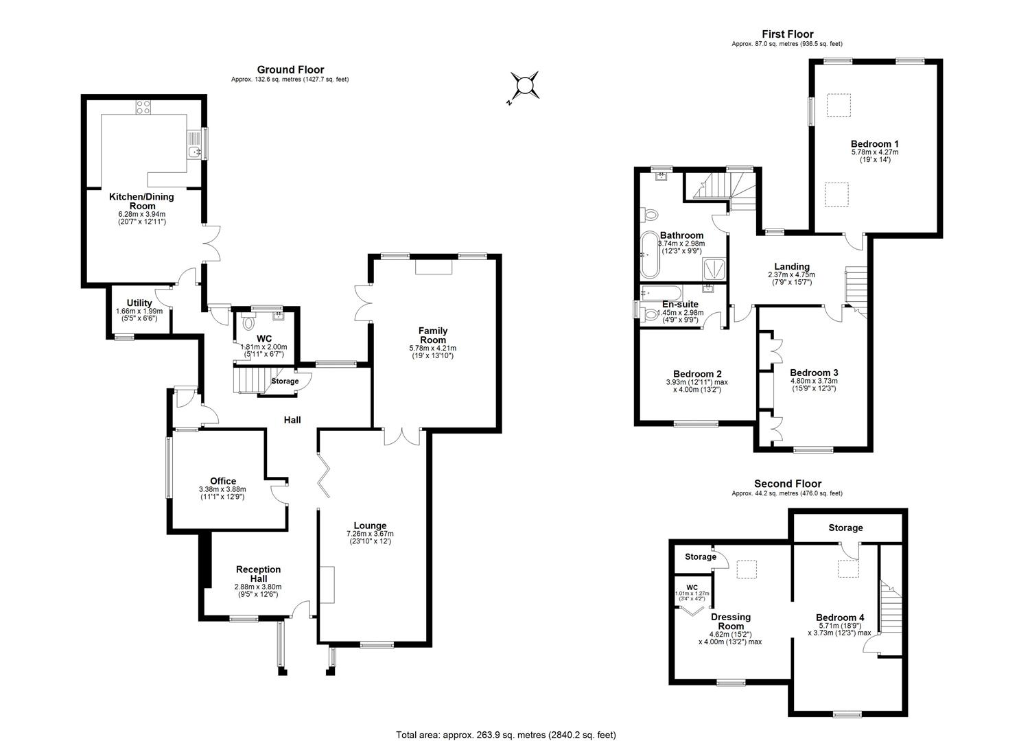 Free property report Church House, Street Lane, Lower Whitley ...