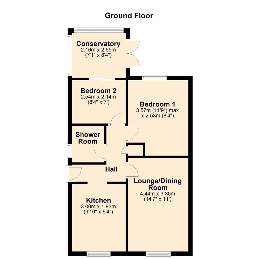 Lincoln Way, Daventry, Northamptonshire NN11, 2 bedroom semi-detached ...
