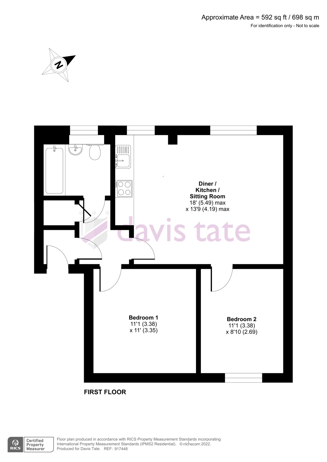 Kennington Road, Kennington, Oxford, Oxfordshire OX1, 2 bedroom flat ...