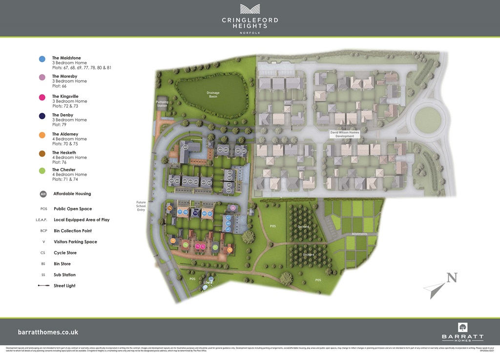 "Maidstone" at Colney Lane, Cringleford, Norwich NR4, 3 bedroom semi ...