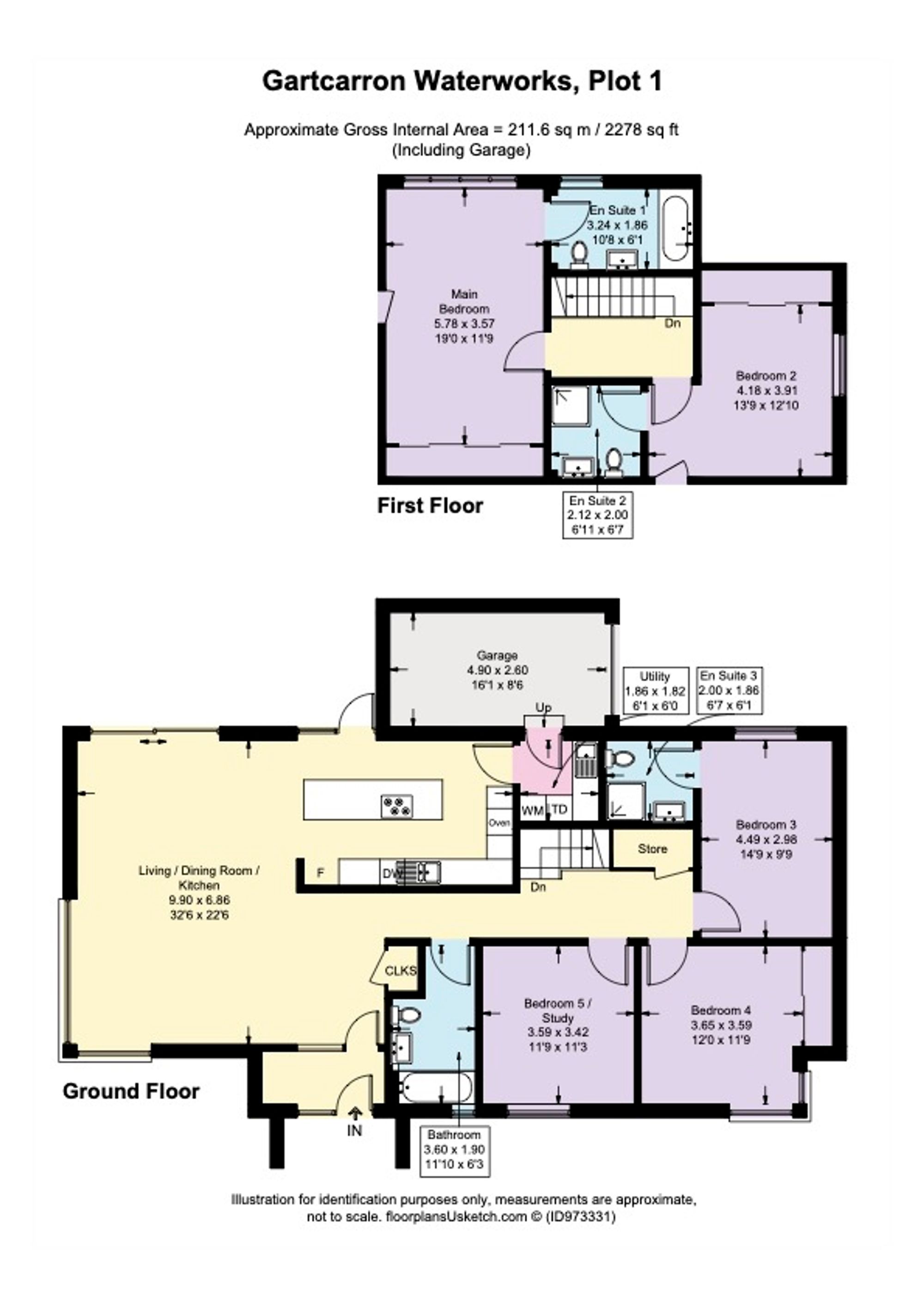 Denny Road, Fintry G63, 5 bedroom detached house for sale - 65574422 ...