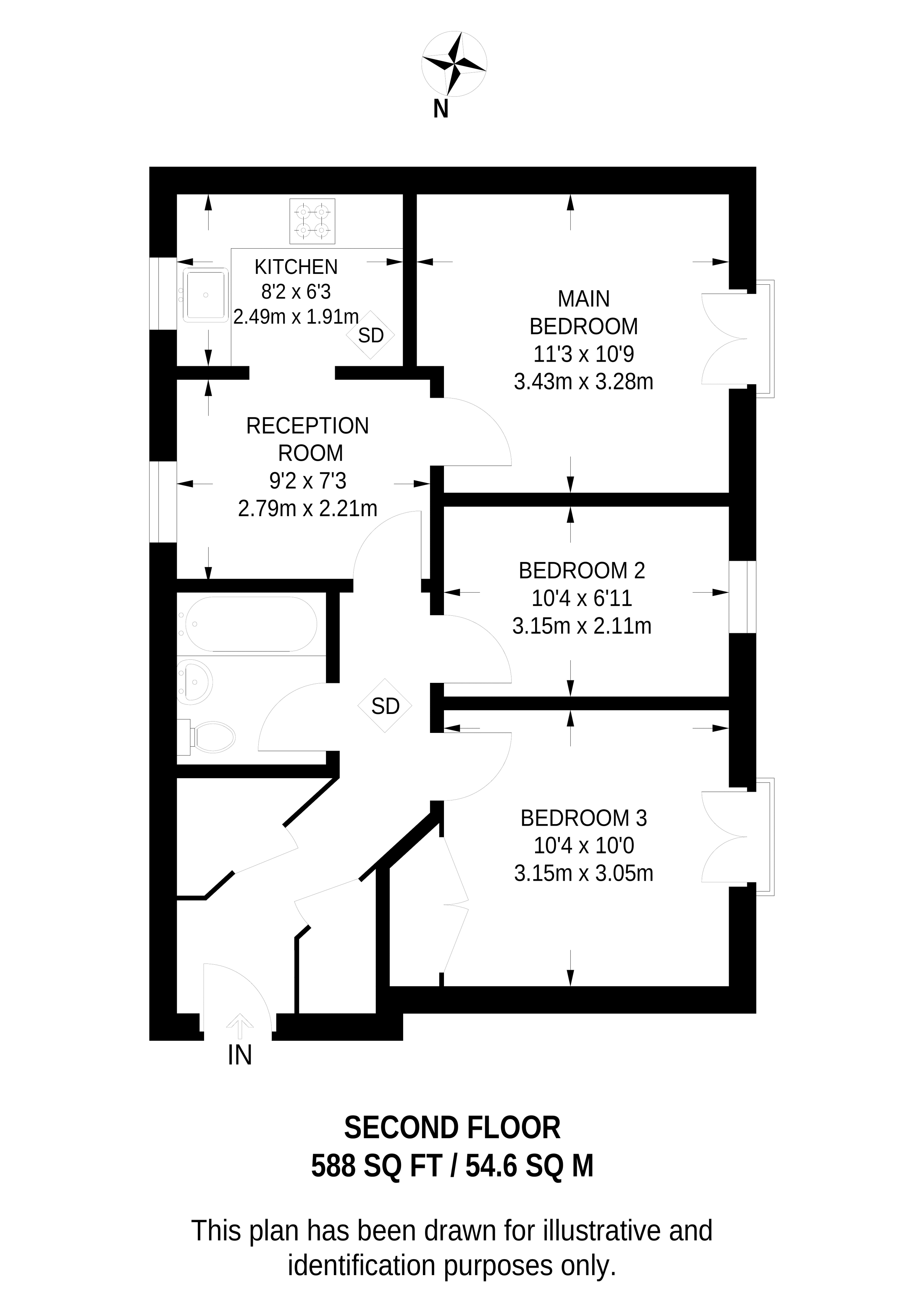 Commercial Way, Peckham, London SE15, 2 bedroom flat to rent - 68785189 ...