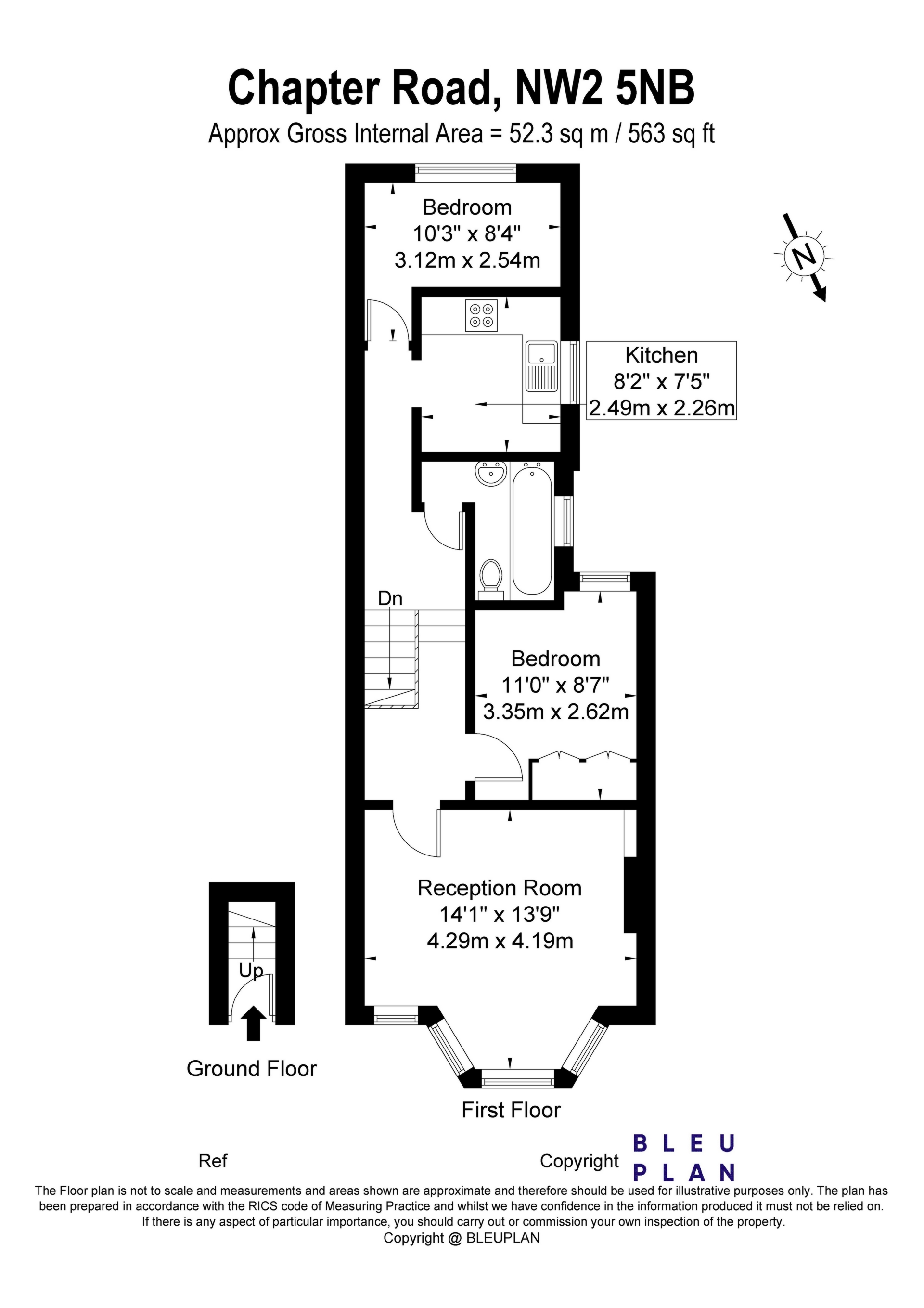 Chapter Road Dollis Hill Nw2 2 Bedroom Flat For Sale 67766521