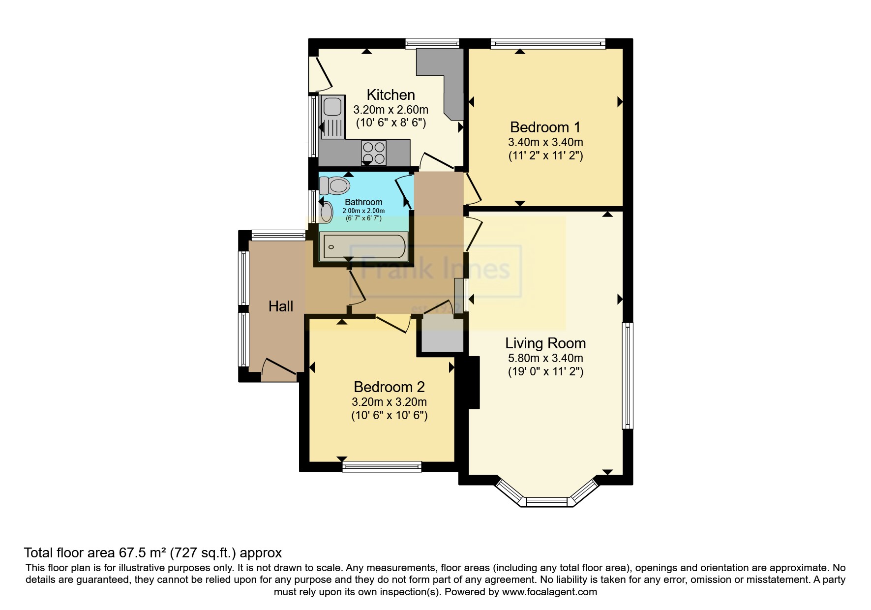 Violet Road, Carlton, Nottingham, Nottinghamshire NG4, 2 bedroom ...