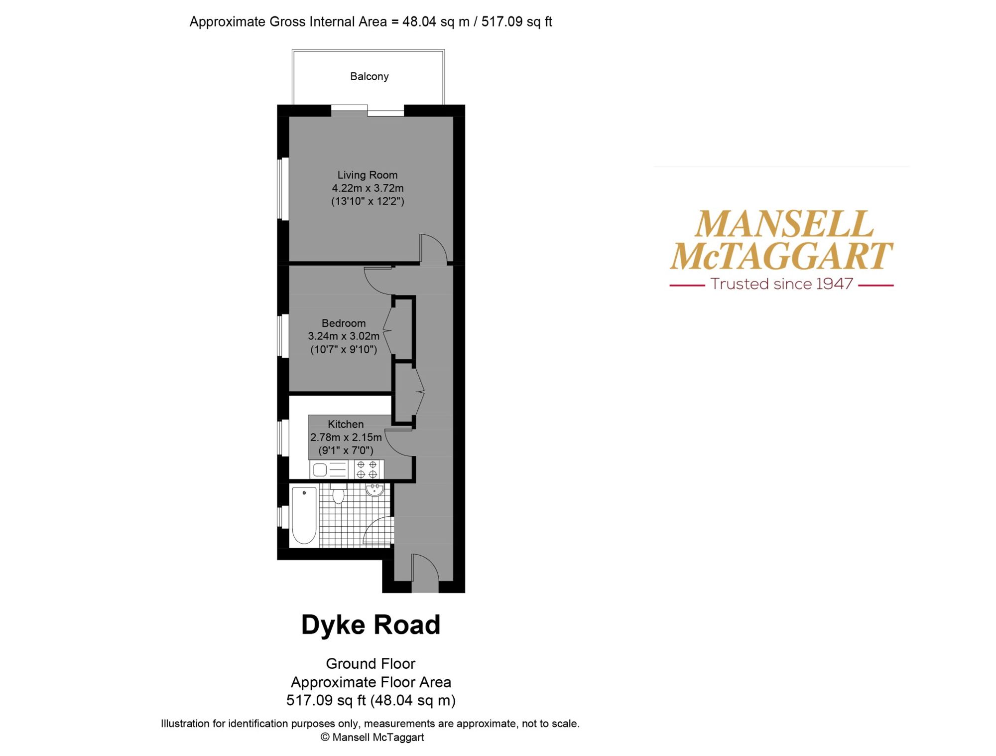 Dyke Road, Hove BN3, 1 bedroom flat for sale - 70561075 | PrimeLocation