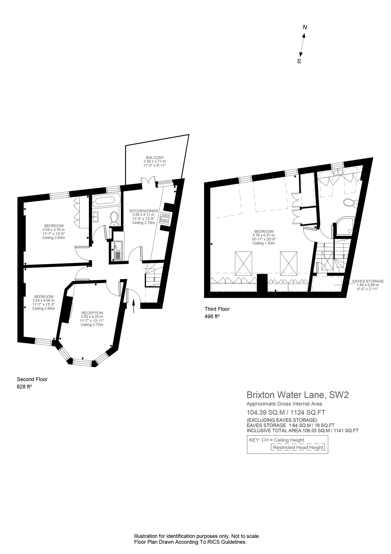 Brixton Water Lane, London SW2, 3 bedroom penthouse for sale - 62226988 ...