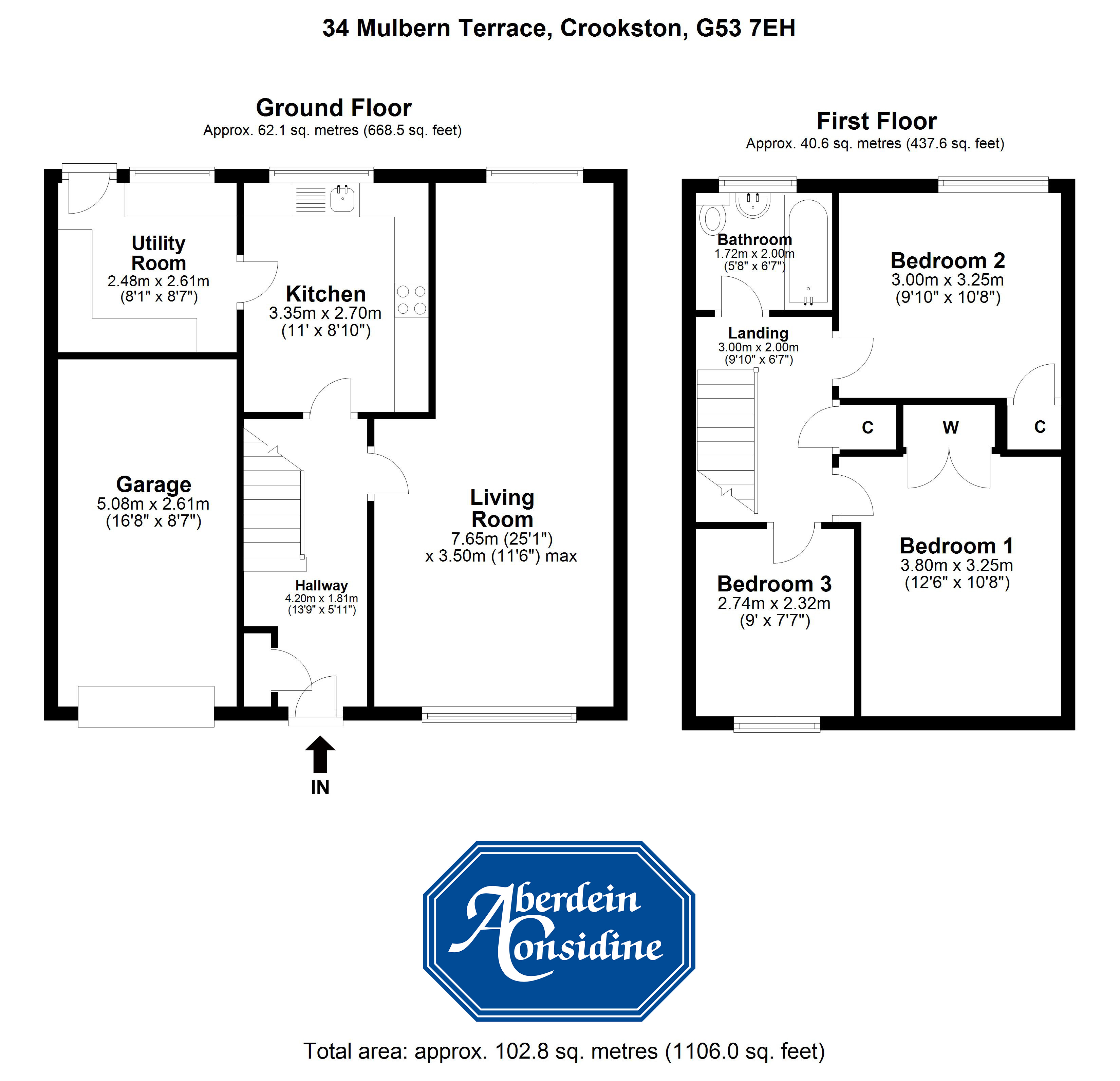Free property report 34 Mulben Crescent, Glasgow, G53 7EH - Chimnie