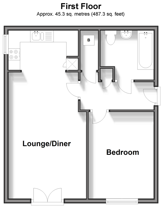 College Square, Westgate On Sea, Kent CT8, 1 bedroom flat for sale ...