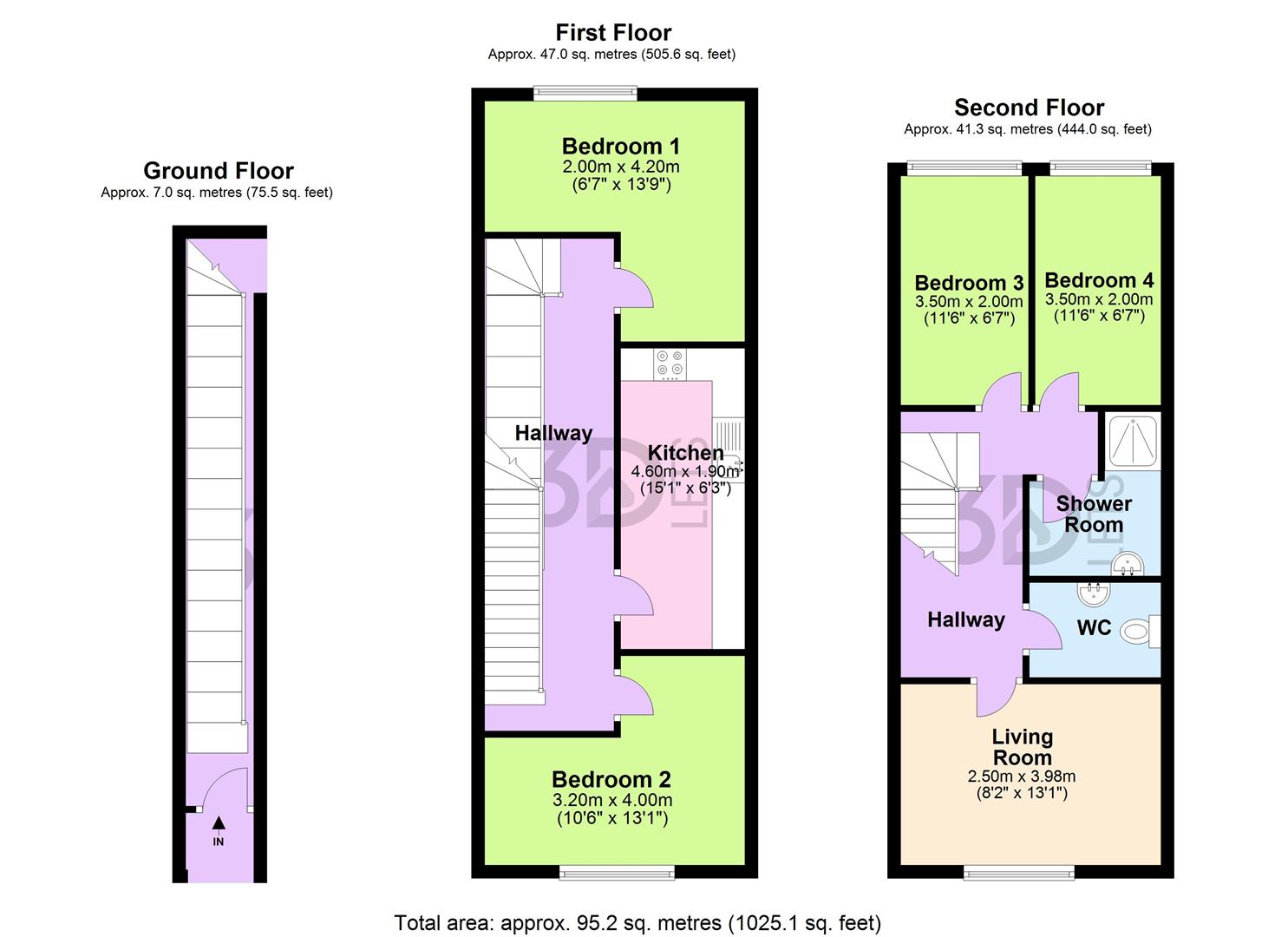 Goose Gate, Nottingham NG1, 4 bedroom flat to rent - 63900687 ...