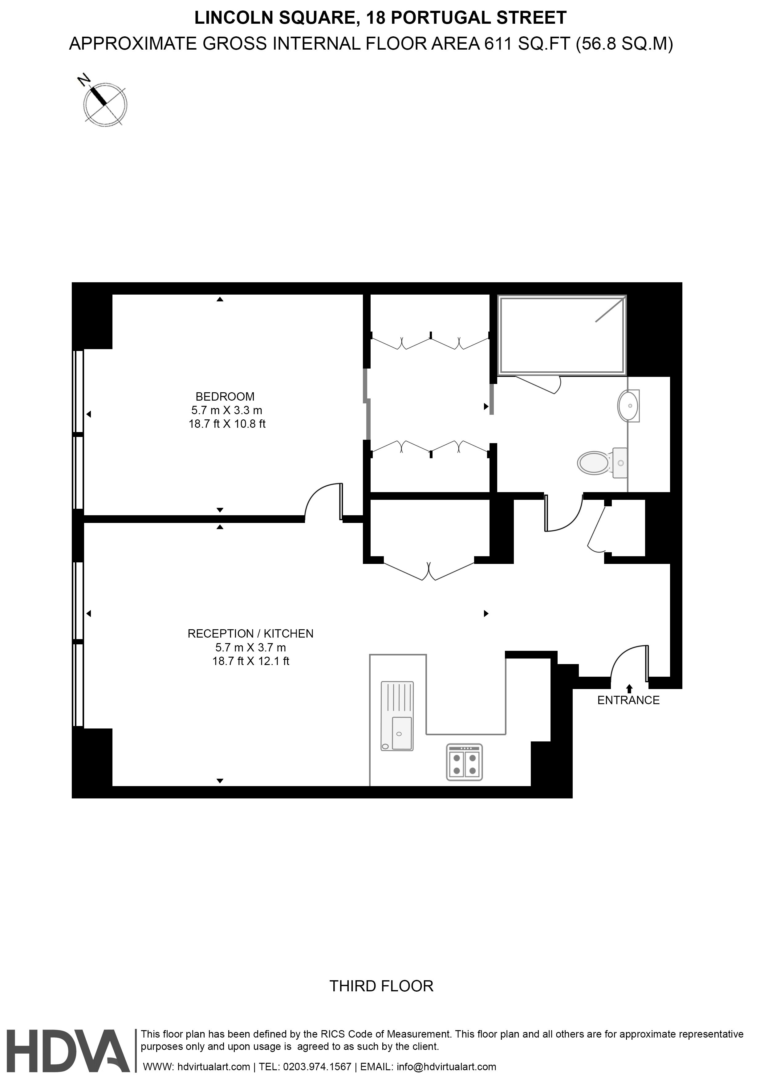 Portugal Street, London WC2A, 1 bedroom flat for sale - 61950911 ...