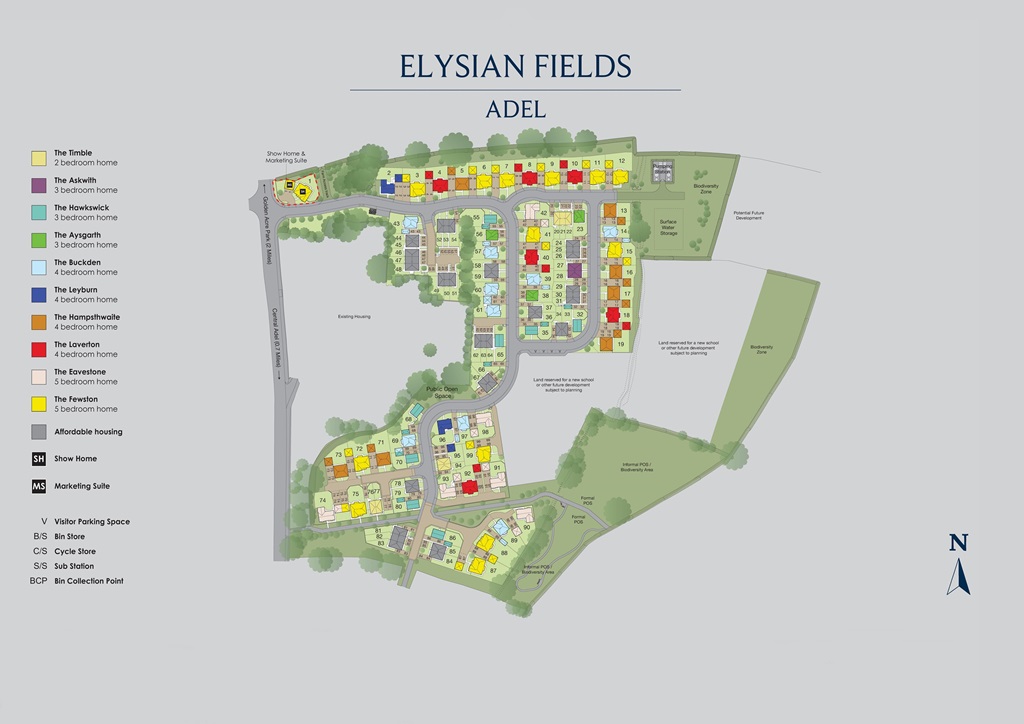 "The Hawkswick" at Otley Road, Adel, Leeds LS16, 3 bedroom detached ...