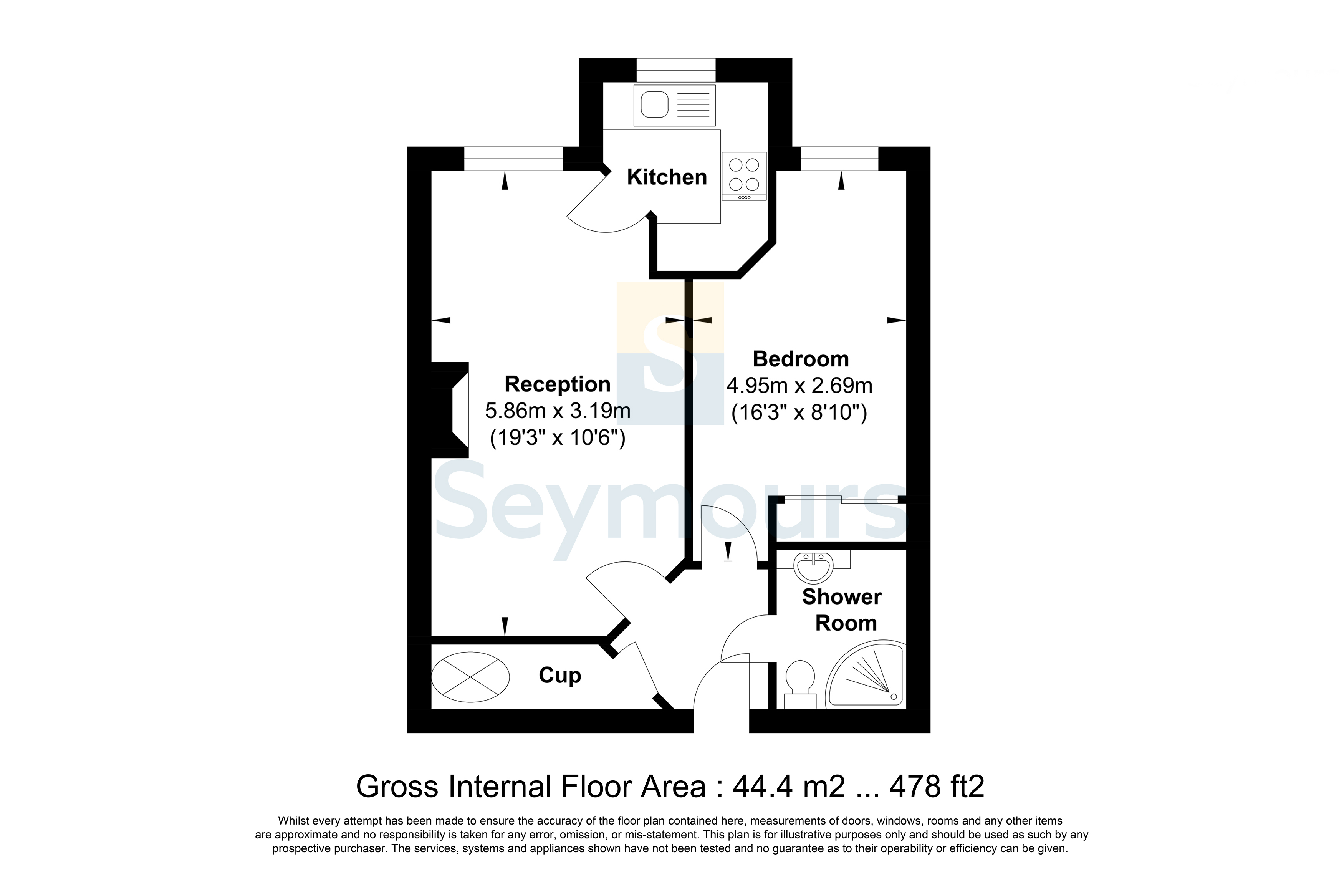 Woking, Surrey GU21, 1 bedroom flat for sale - 68187757 | PrimeLocation
