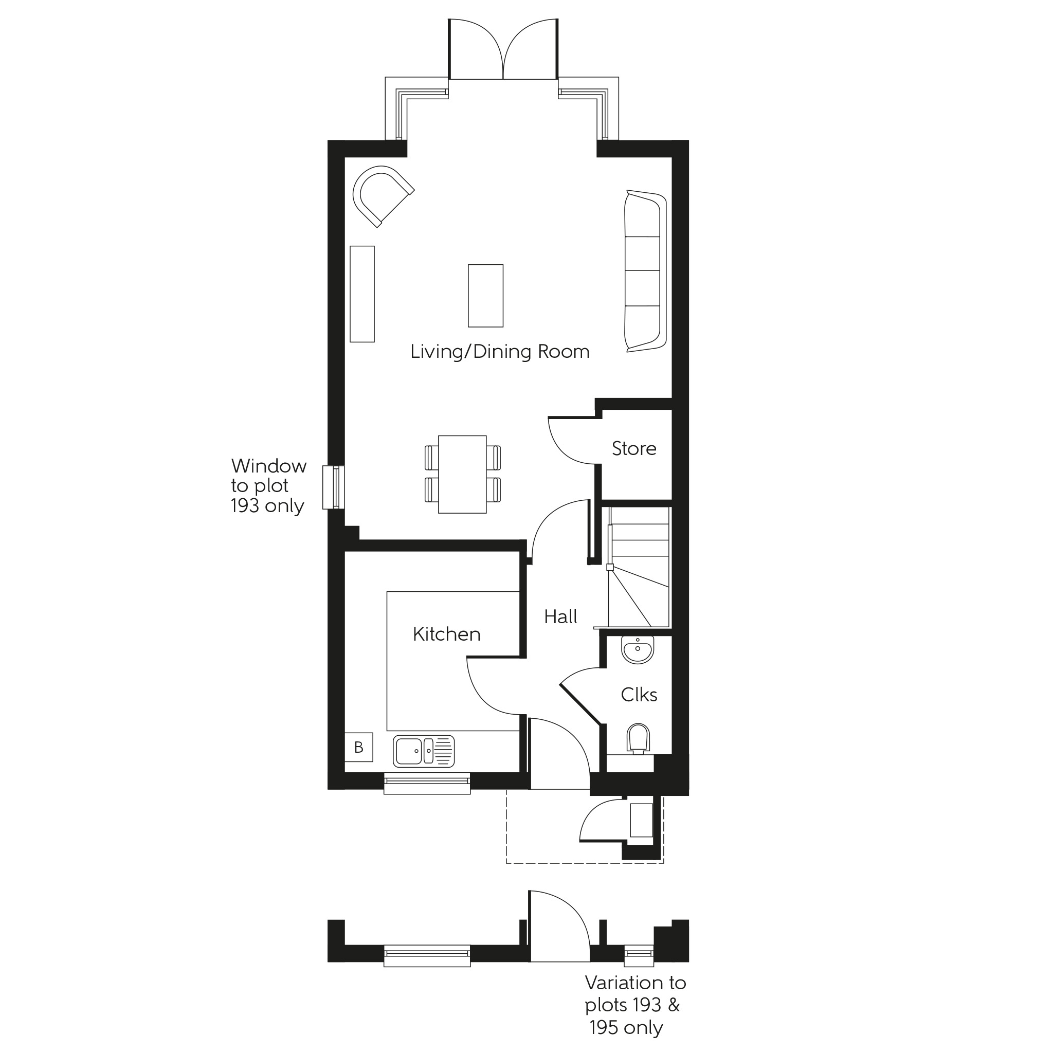 "The Torquay" at Washmill Gardens, Northfleet DA11, 3 bedroom end ...