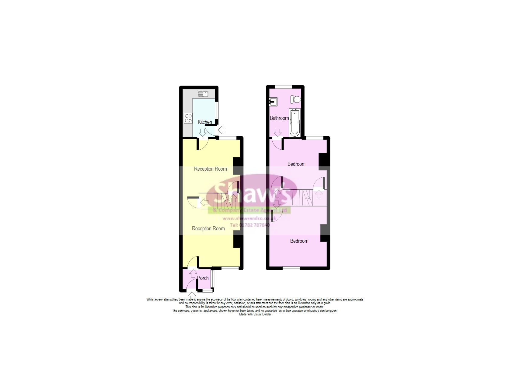 Audley Road, Talke Pits, Stoke-On-Trent ST7, 2 bedroom terraced house ...