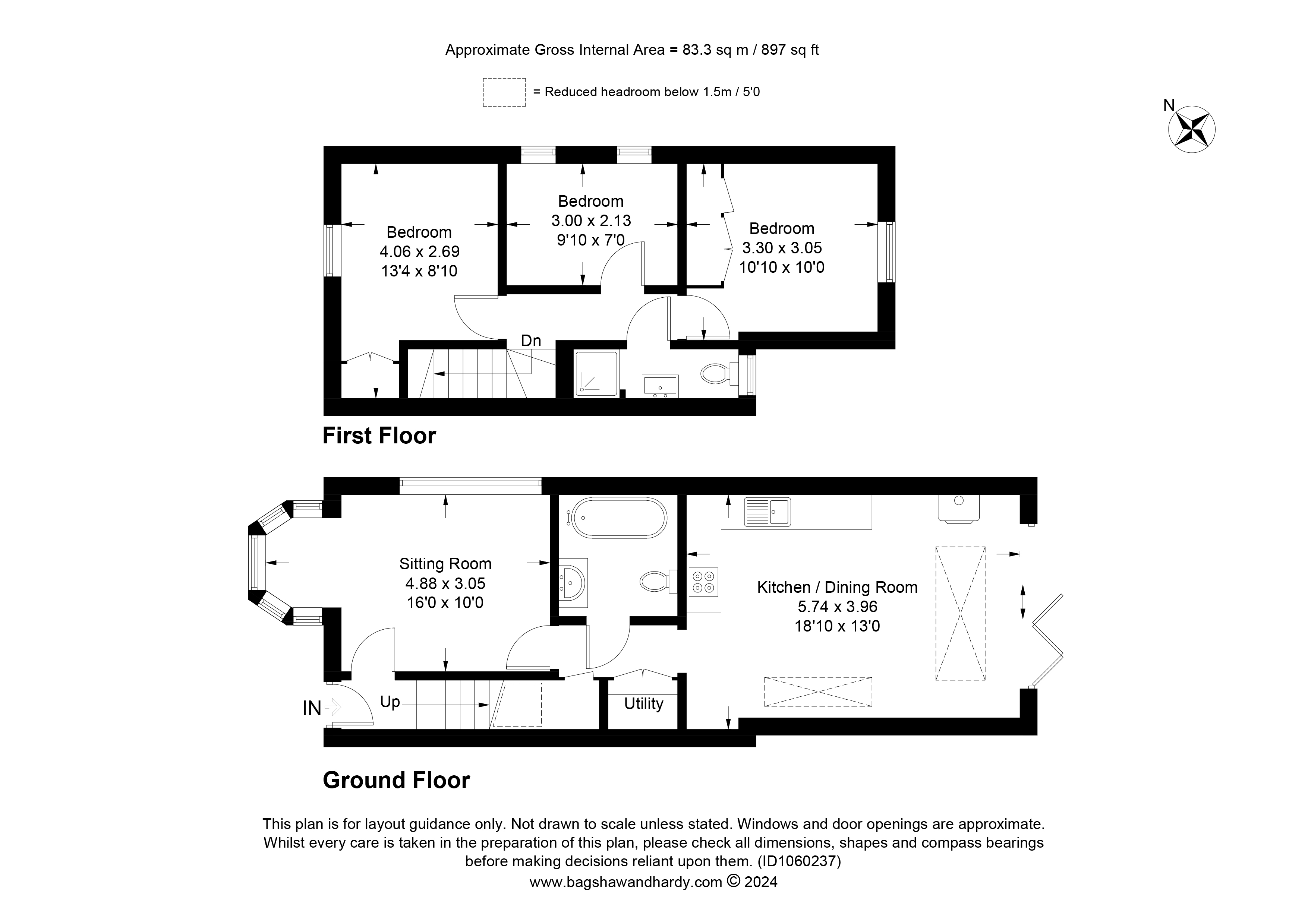 New Cottages, Reigate Hill, Reigate, Surrey RH2, 3 bedroom end terrace ...