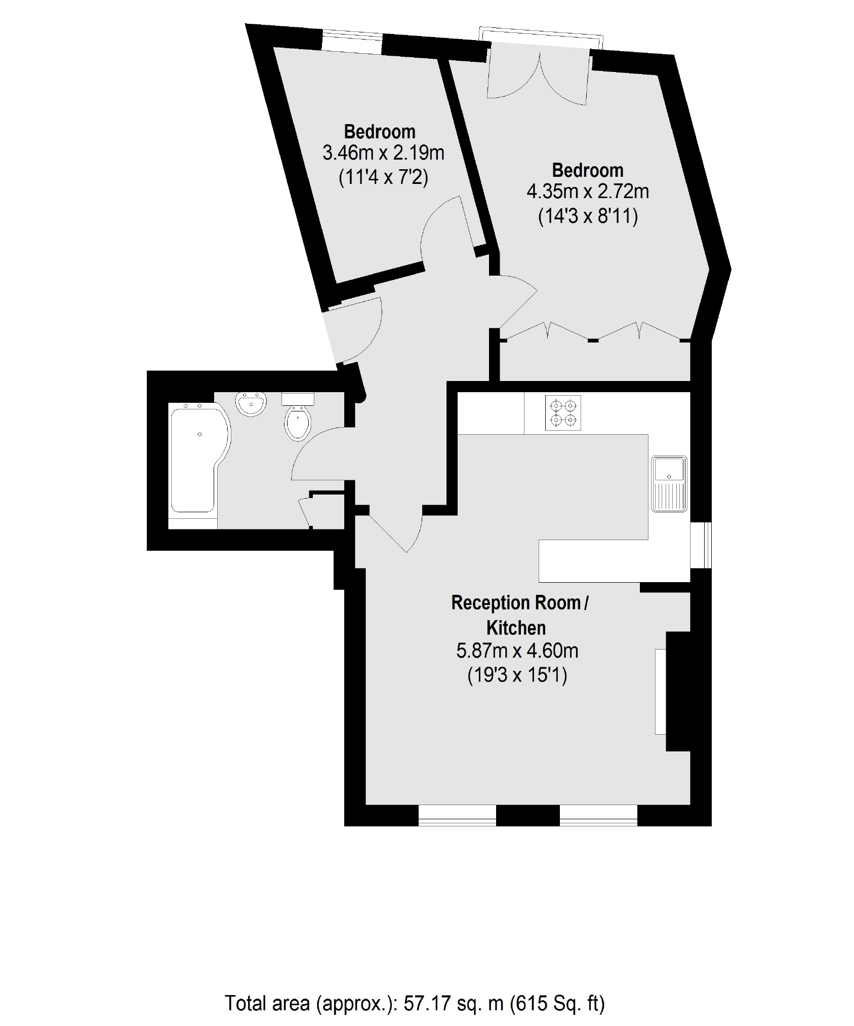 Daubeney Place, Hampton TW12, 2 bedroom flat for sale - 64831809 ...