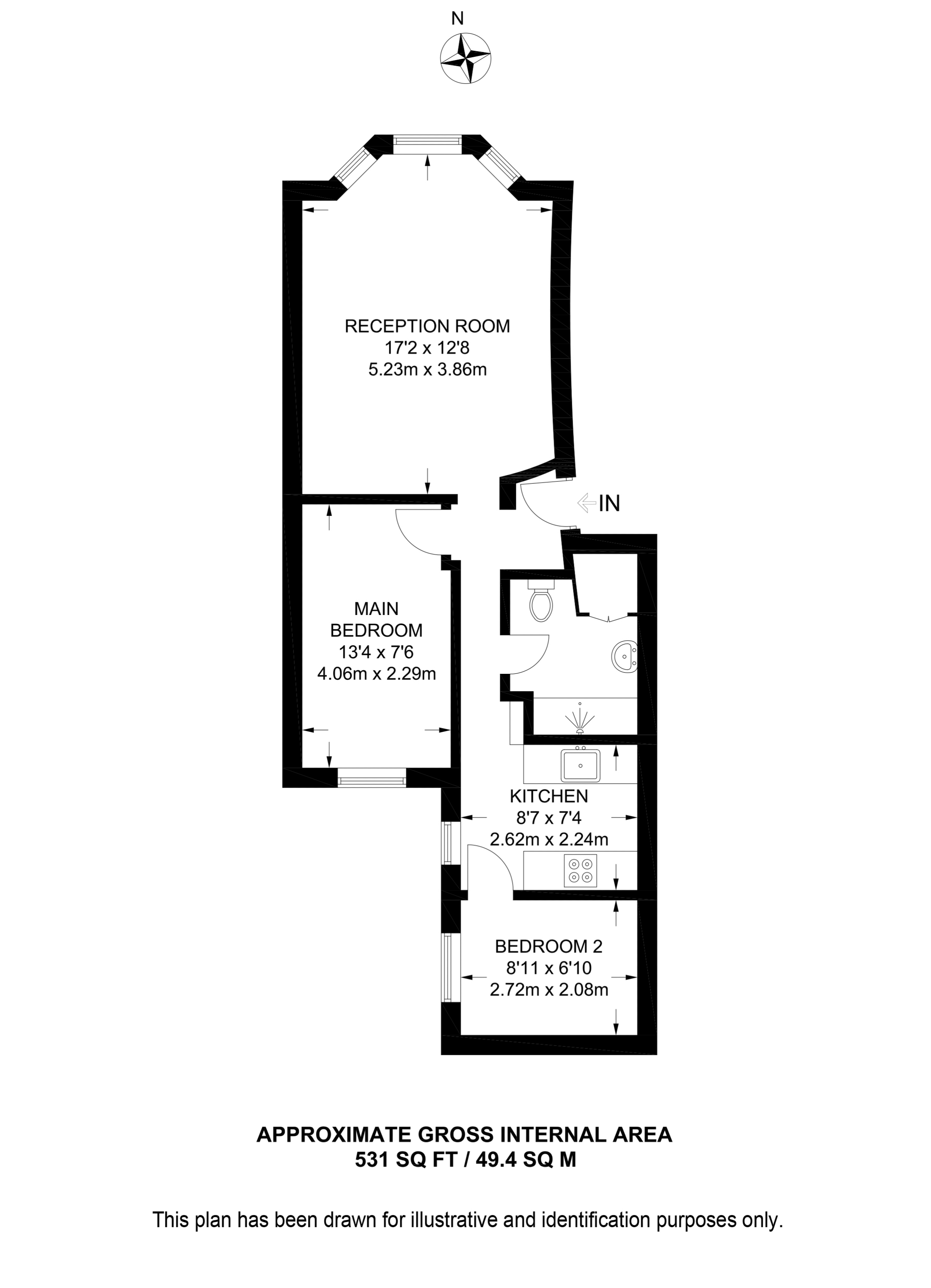 Fairholme Road, Barons Court, London W14, 2 bedroom flat to rent ...