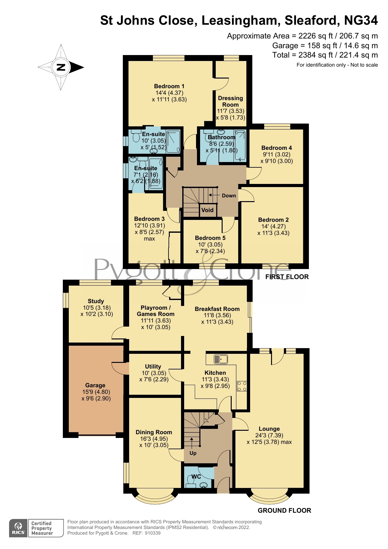 St Johns Close, Leasingham NG34, 5 bedroom detached house for sale ...