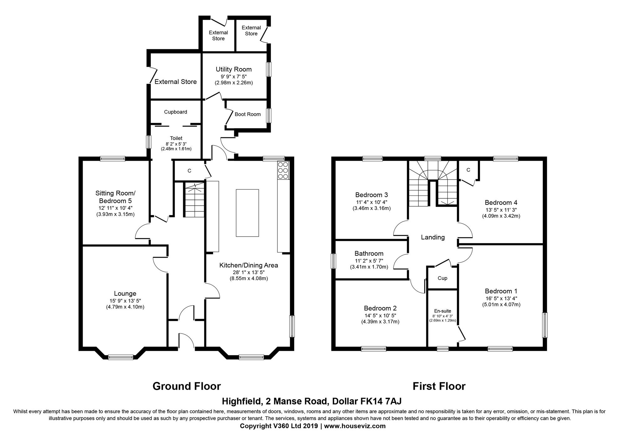 5 bed detached house for sale in Highfield, 2 Manse Road, Dollar FK14 ...
