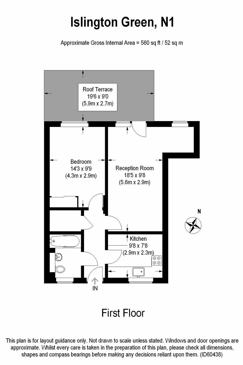 Free property report Flat 1, Gabriel House, 26, Islington Green, London ...