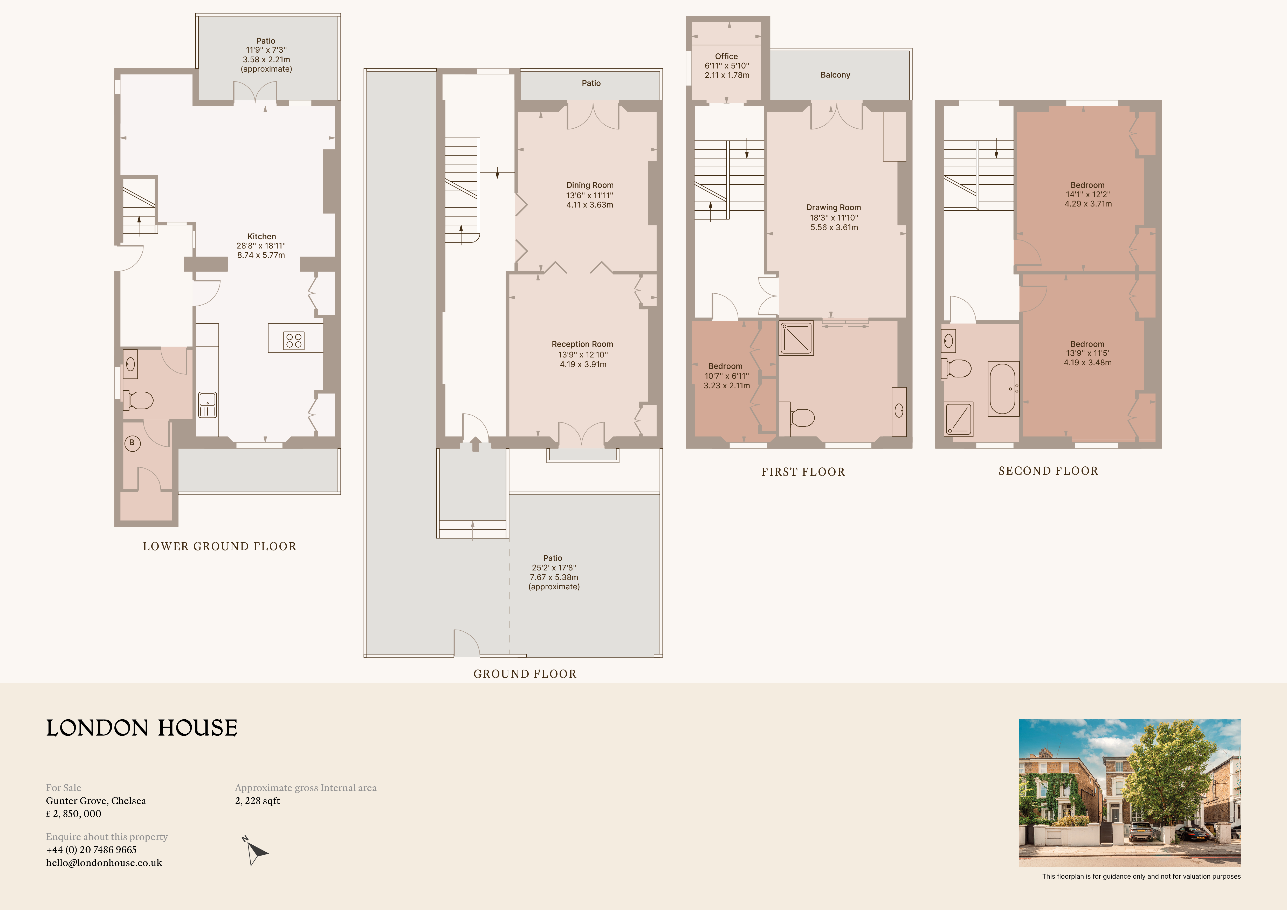Gunter Grove, London SW10, 3 bedroom semi-detached house for sale ...