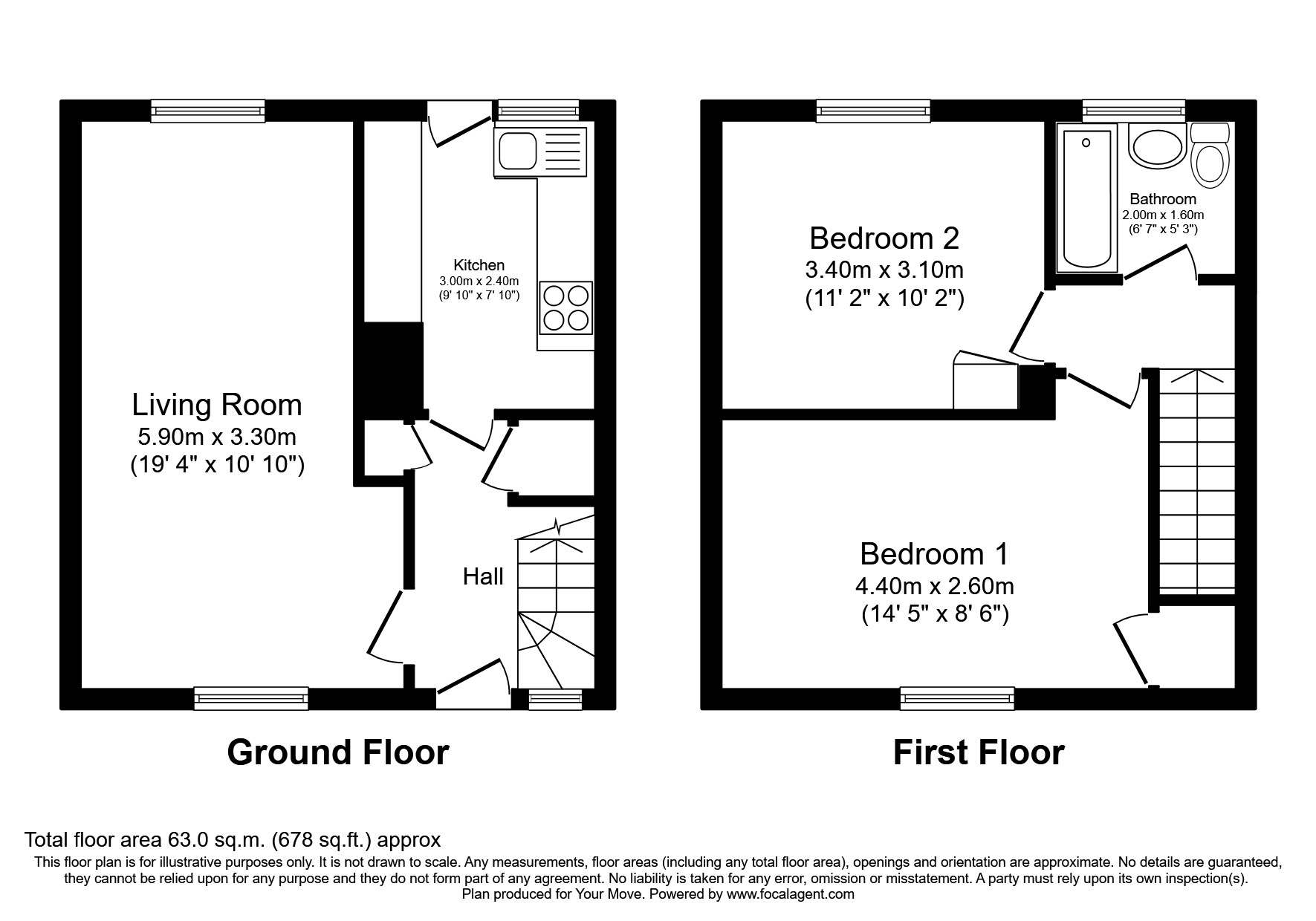 Moray Place, Glenrothes KY6, 2 bedroom terraced house for sale ...