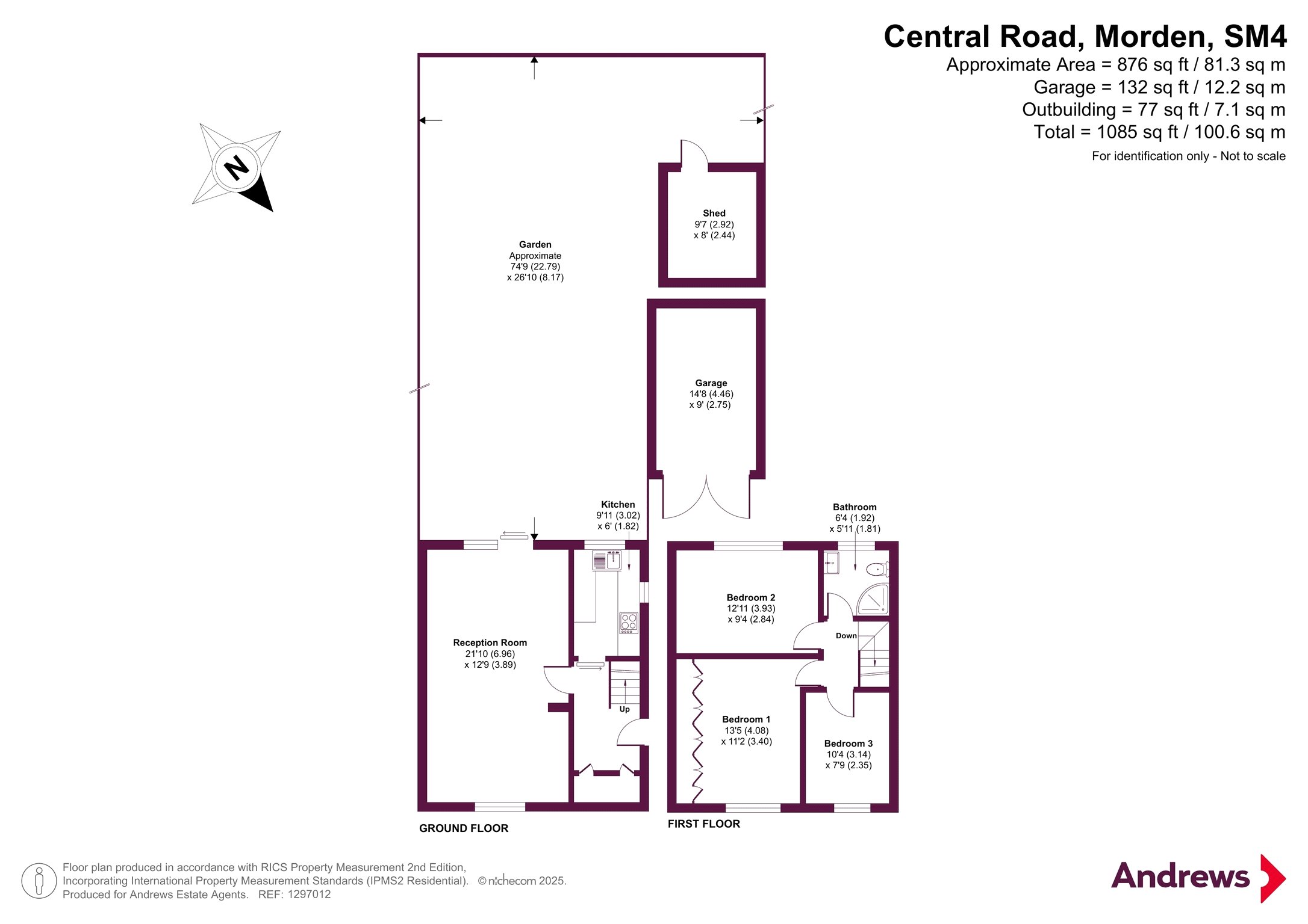 Central Road, Morden SM4, 3 bedroom end terrace house for sale ...