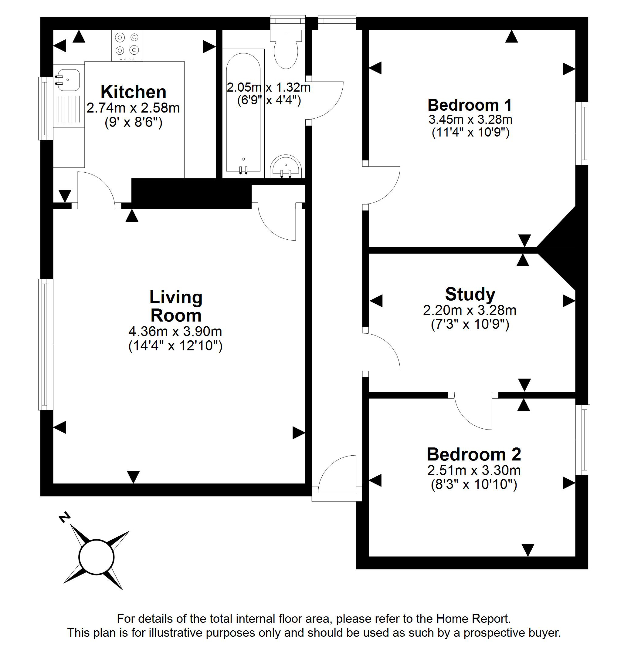 5/5 Northfield Square, Northfield, Edinburgh EH8, 2 bedroom flat for ...