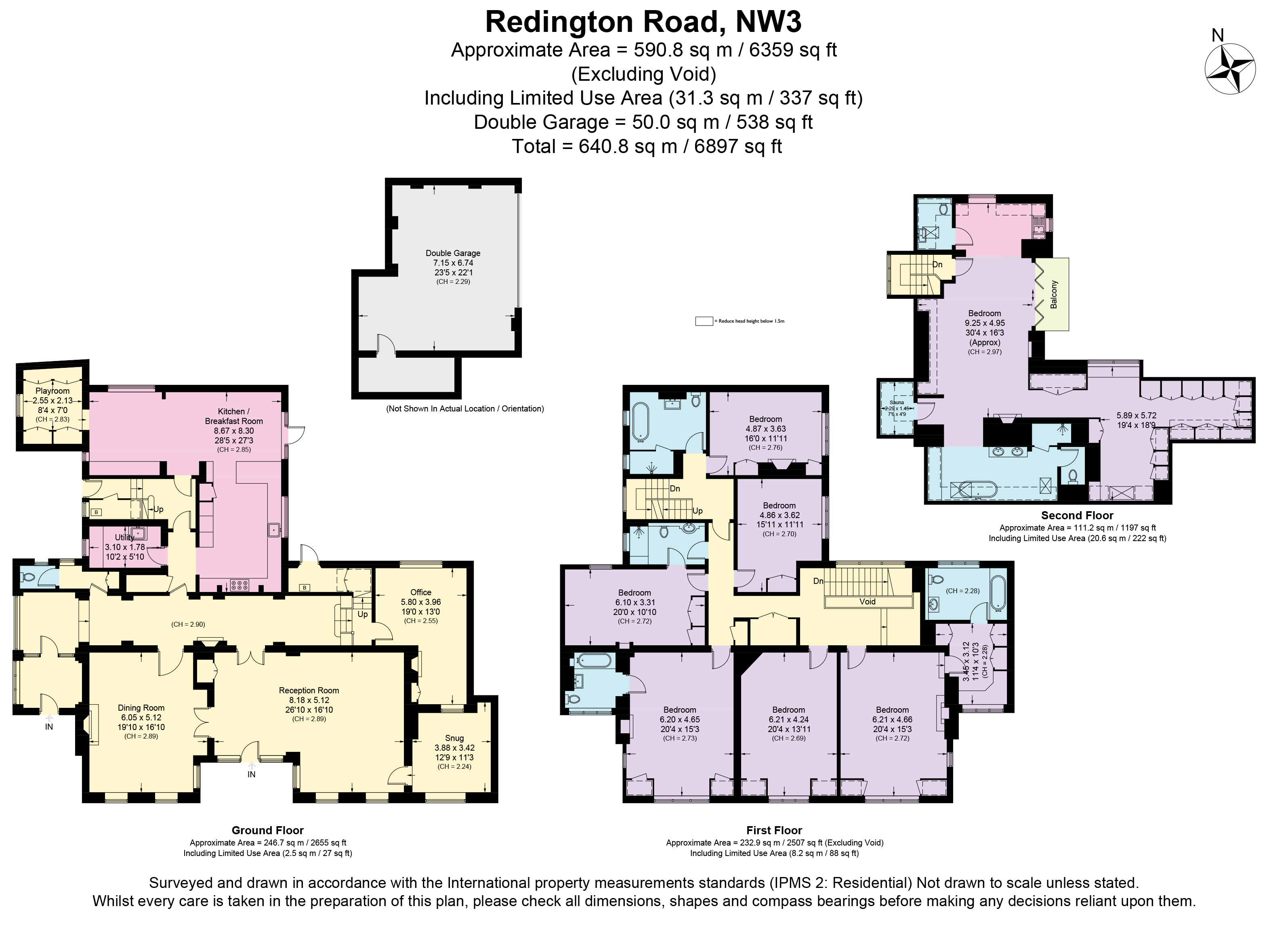 Redington Road, London NW3, 7 bedroom detached house for sale ...