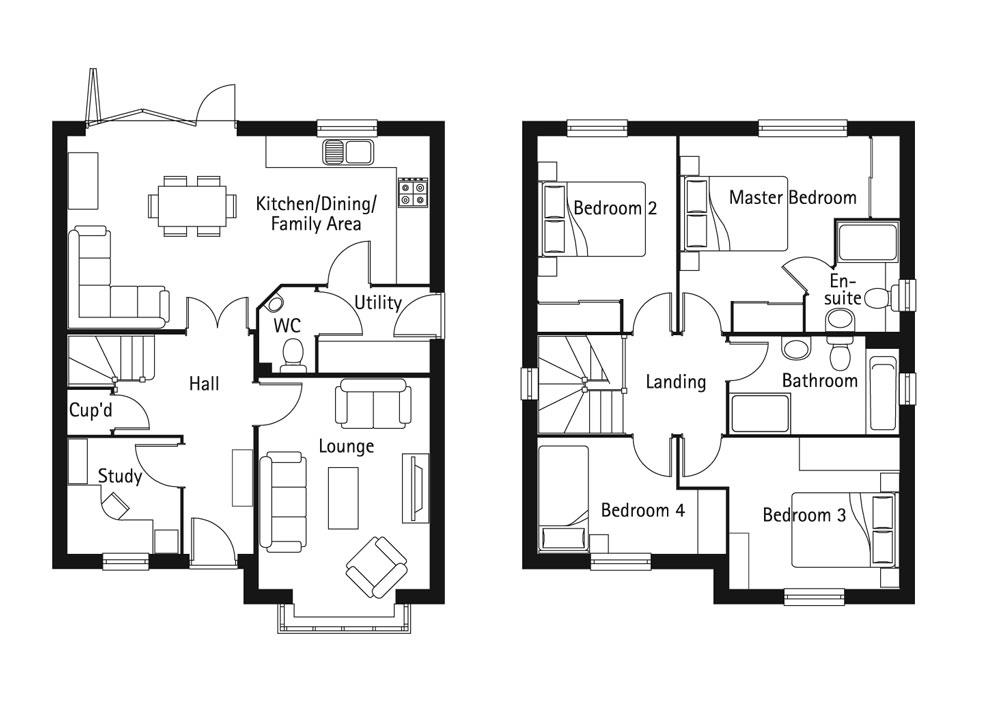 West Park Garden Village, Edward Pease Way, Darlington DL2, 4 bedroom ...