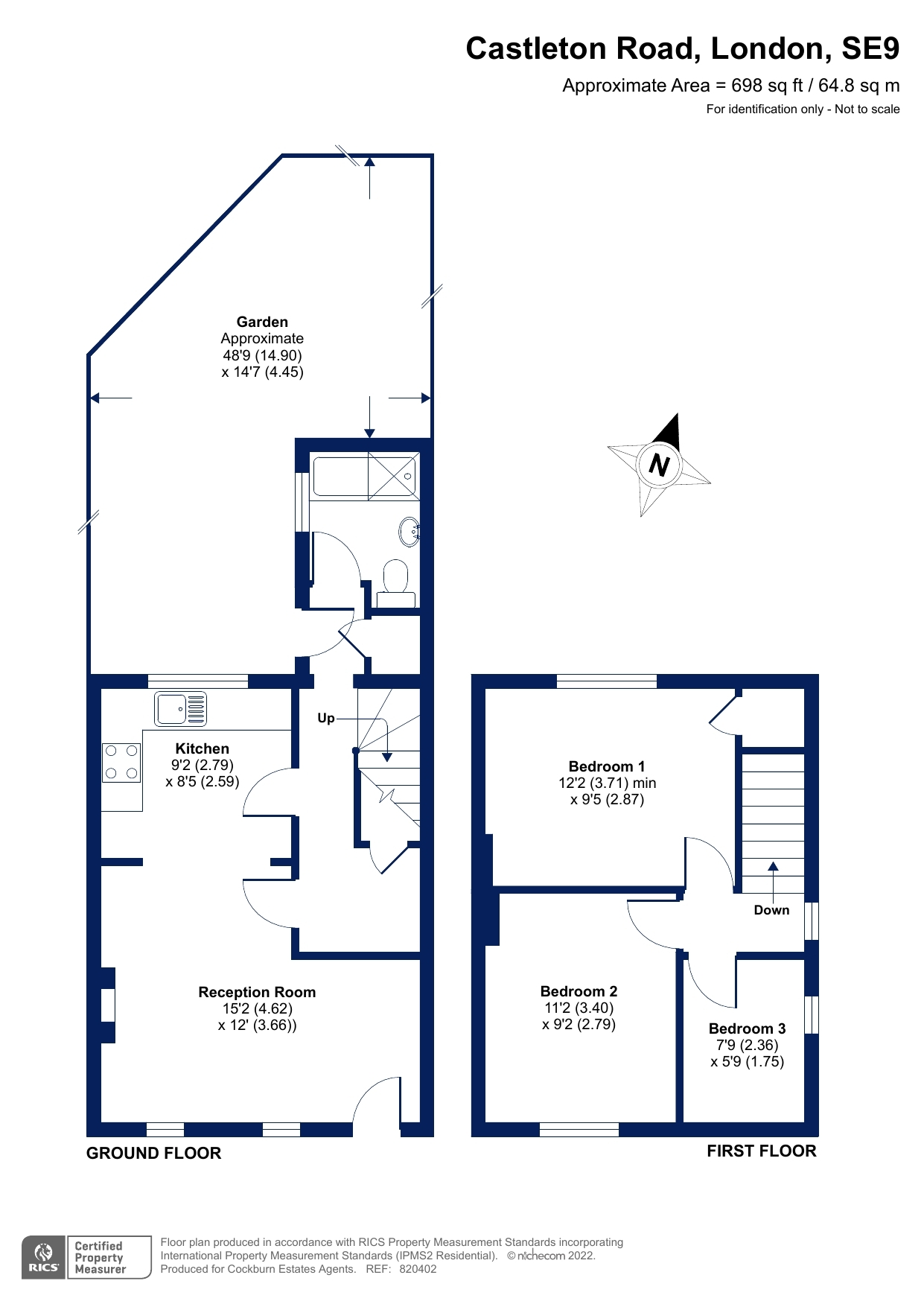 Castleton Road, London SE9, 3 bedroom end terrace house for sale ...